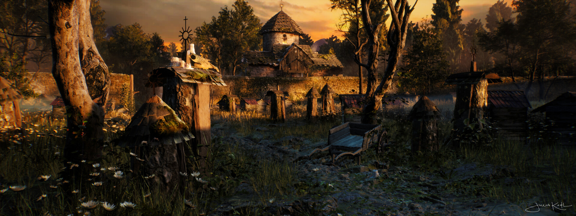 ArtStation - Apiary Meadow