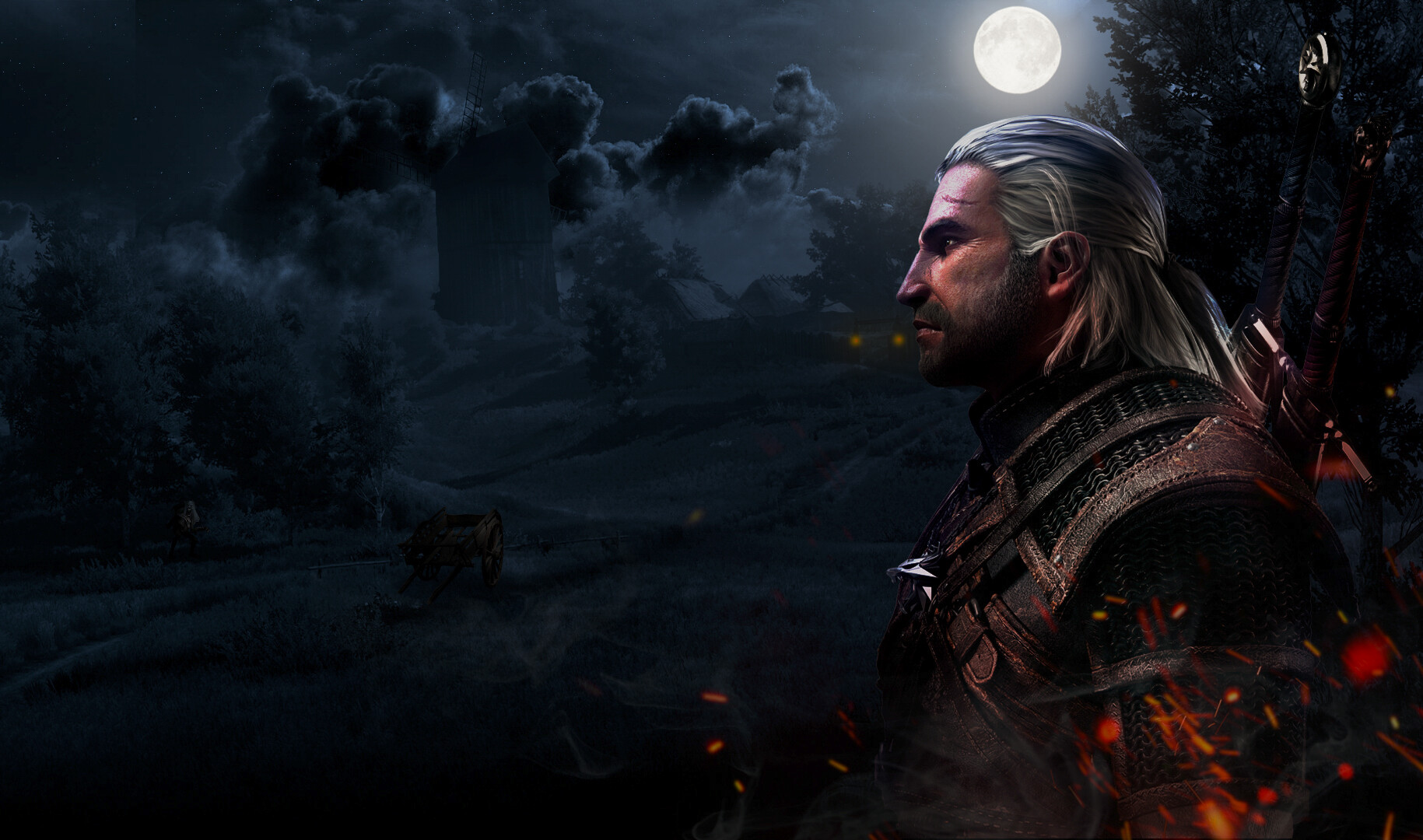 ArtStation - Ночной ведьмак | Night Witcher