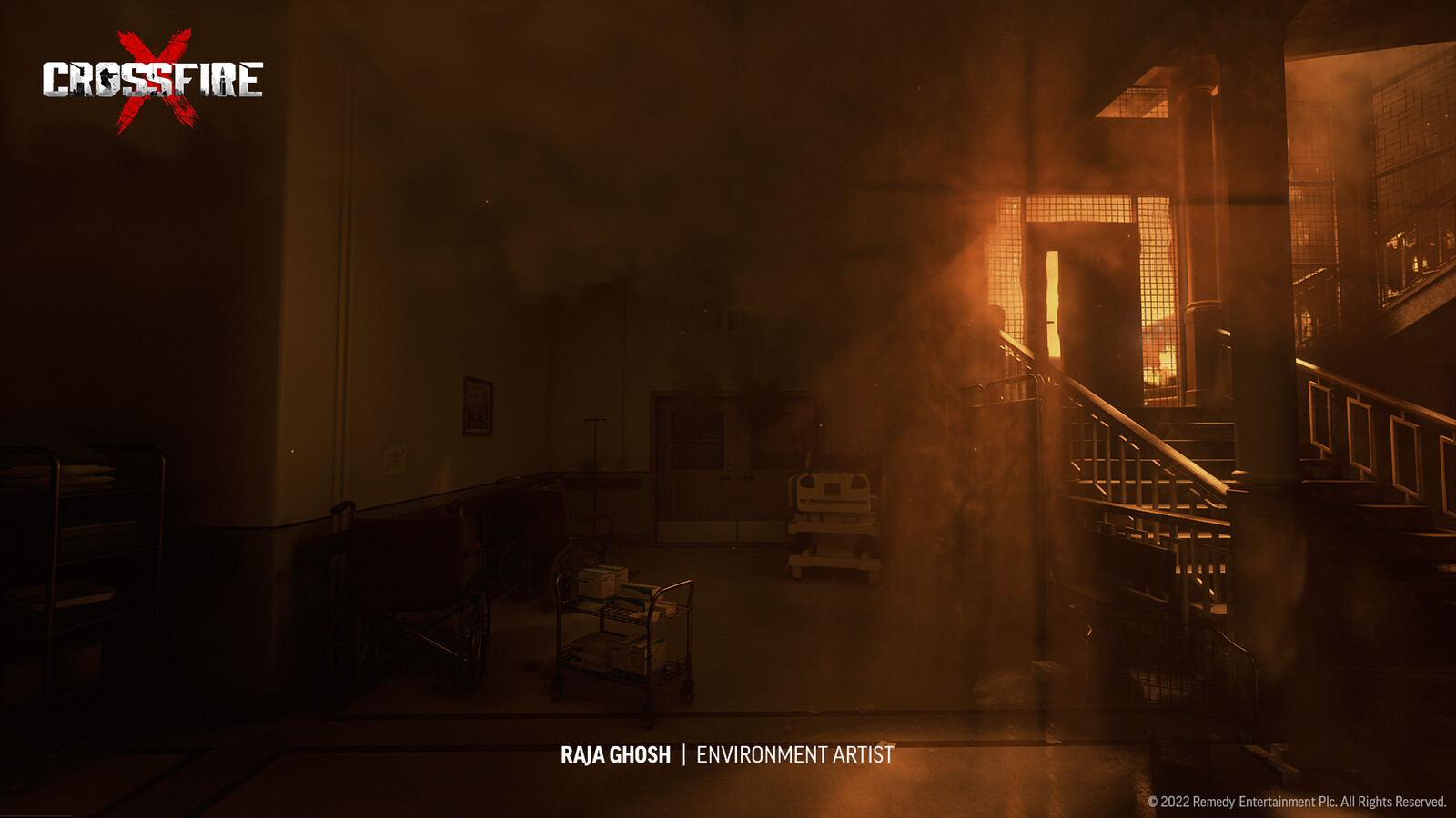 Raja Ghosh - Crossfire X - Operation Spectre - Hospital after the explosion