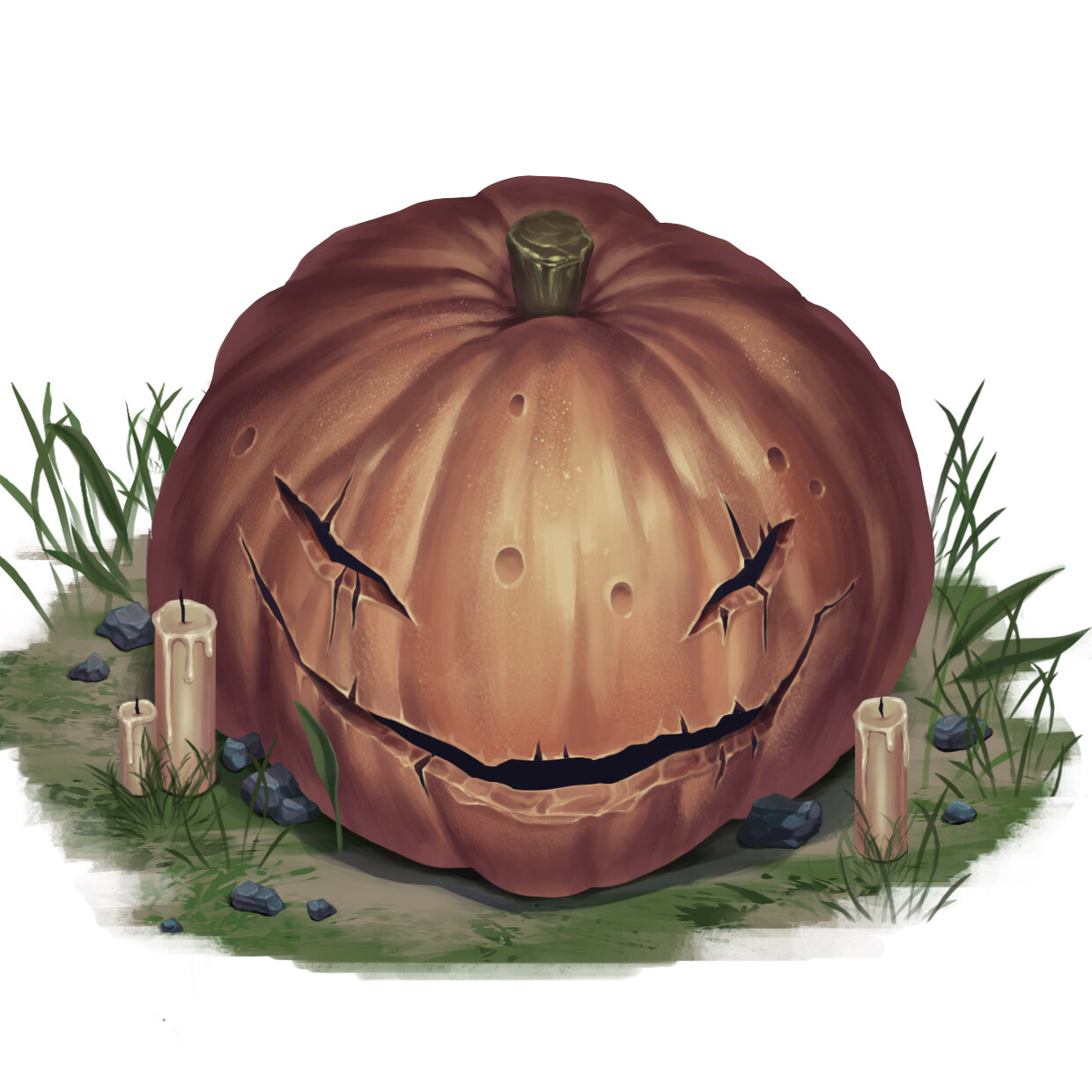 ArtStation - Halloween pumpkin