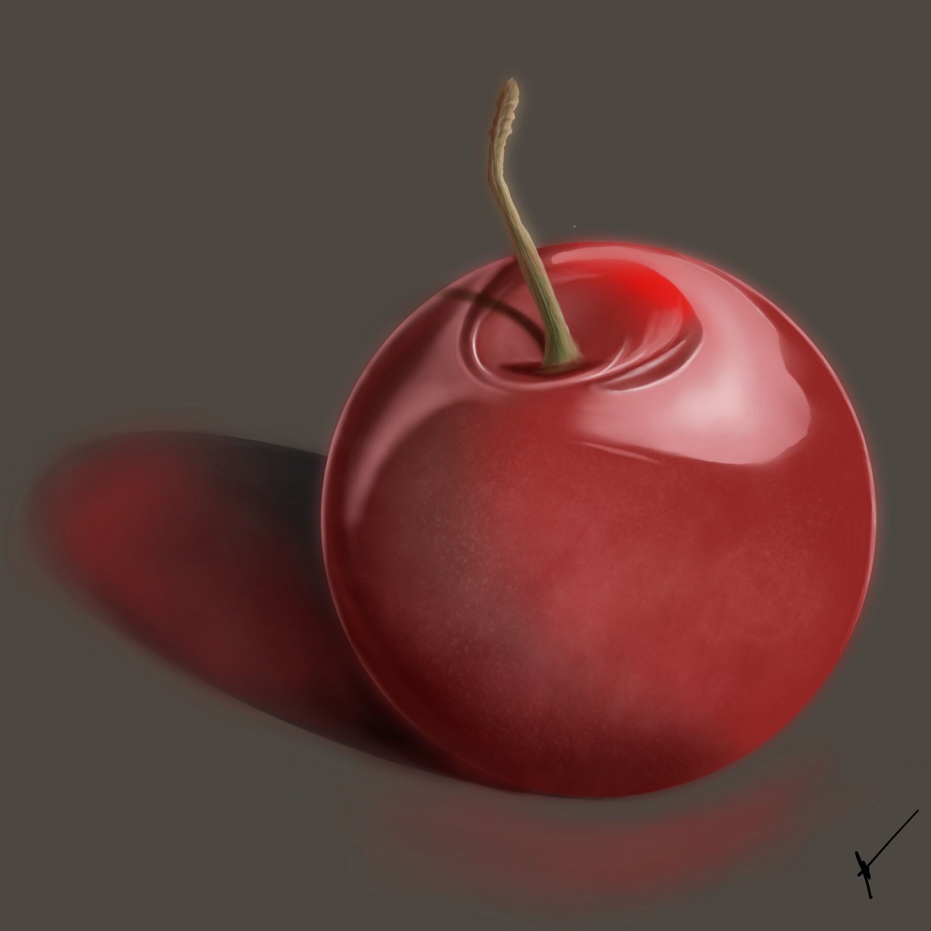 ArtStation - Sweet cherry texture practice