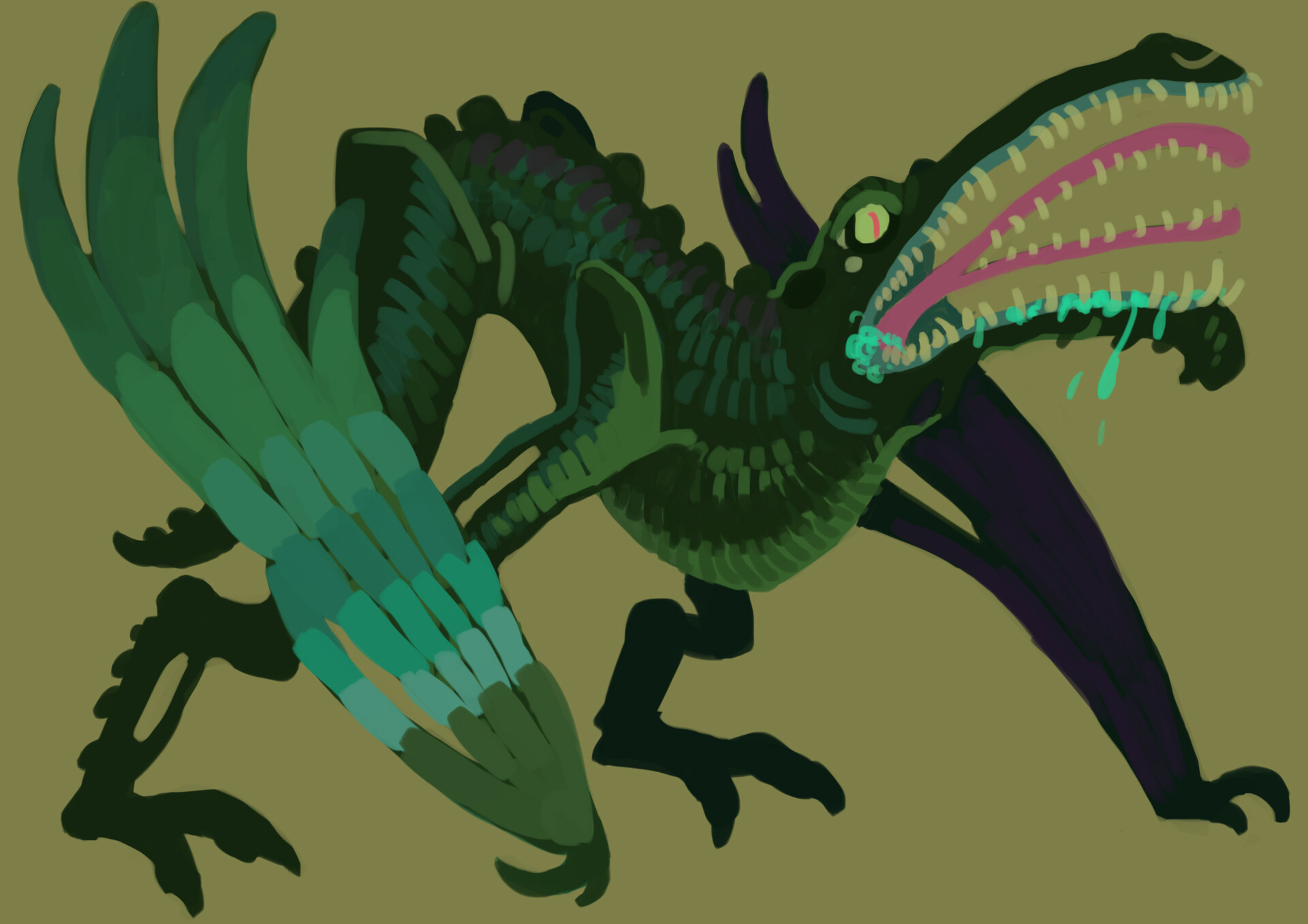 ArtStation - A beast with two jaws