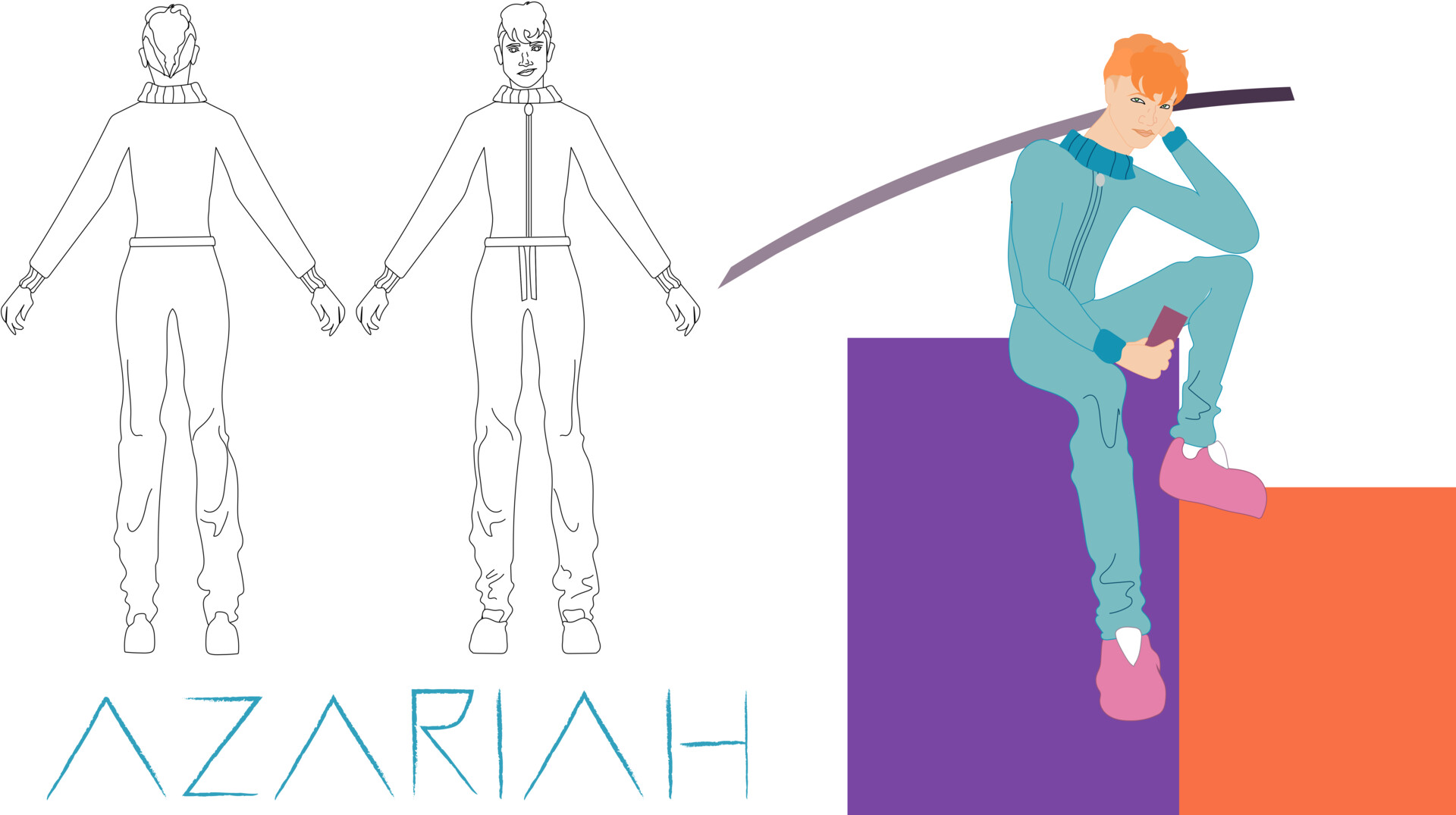 Azariah Character Sheet by Paola Benitez — ProUser.Me