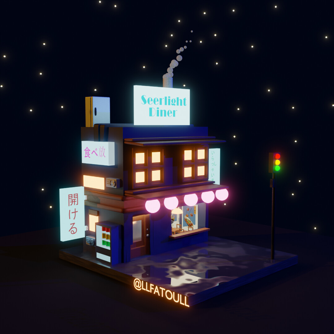 ArtStation - SeerLight Diner