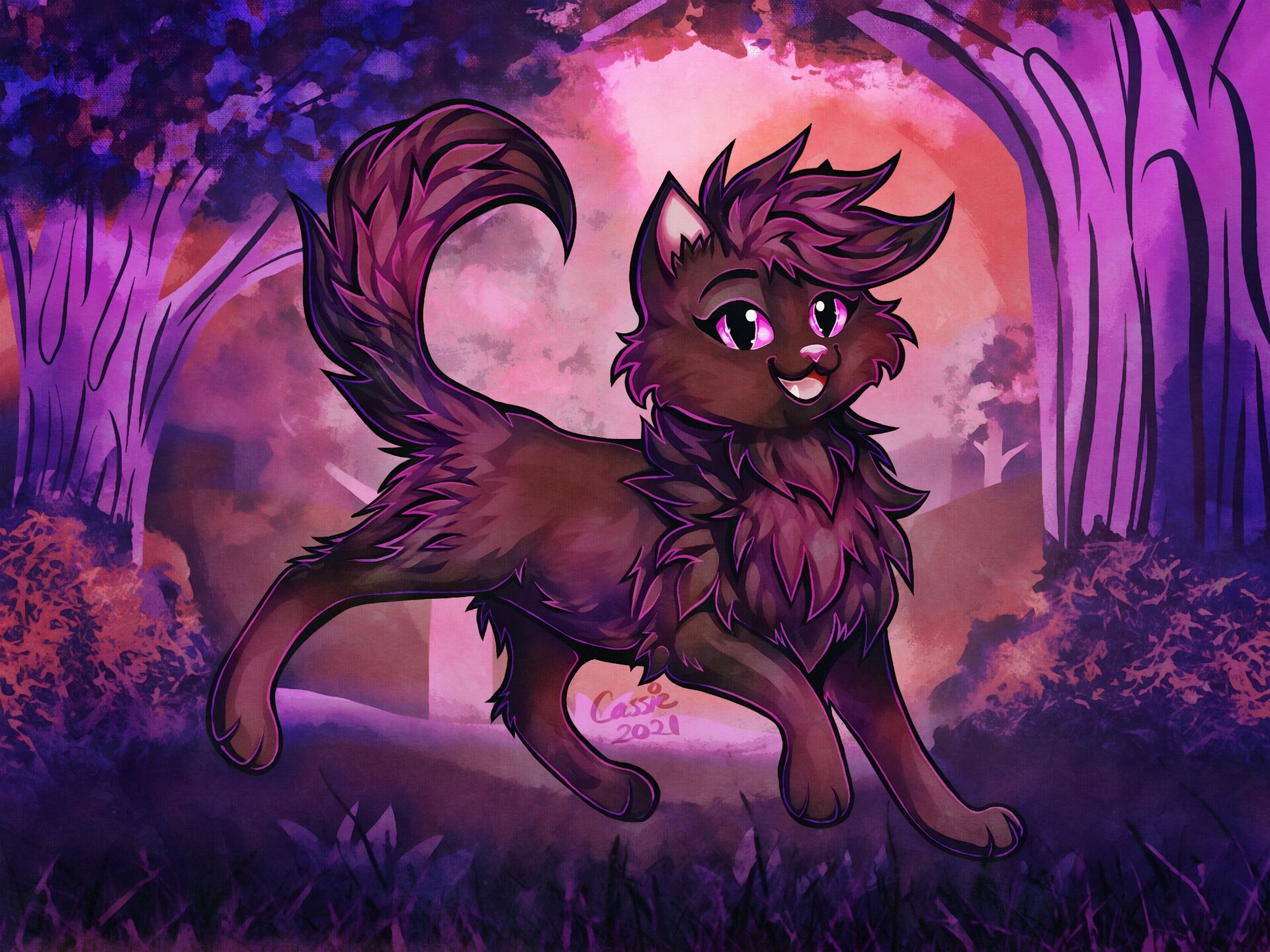 ArtStation - Forest Cat