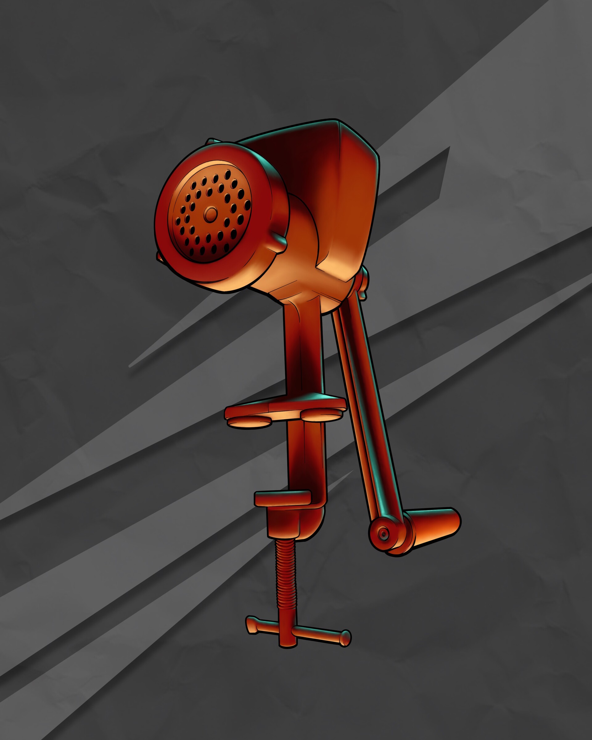 ArtStation - Meat grinder. The illustration is made as a sketch for a ...