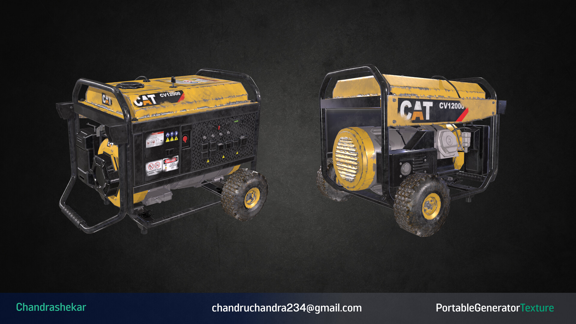 ArtStation - Game Prop - Portable Generator