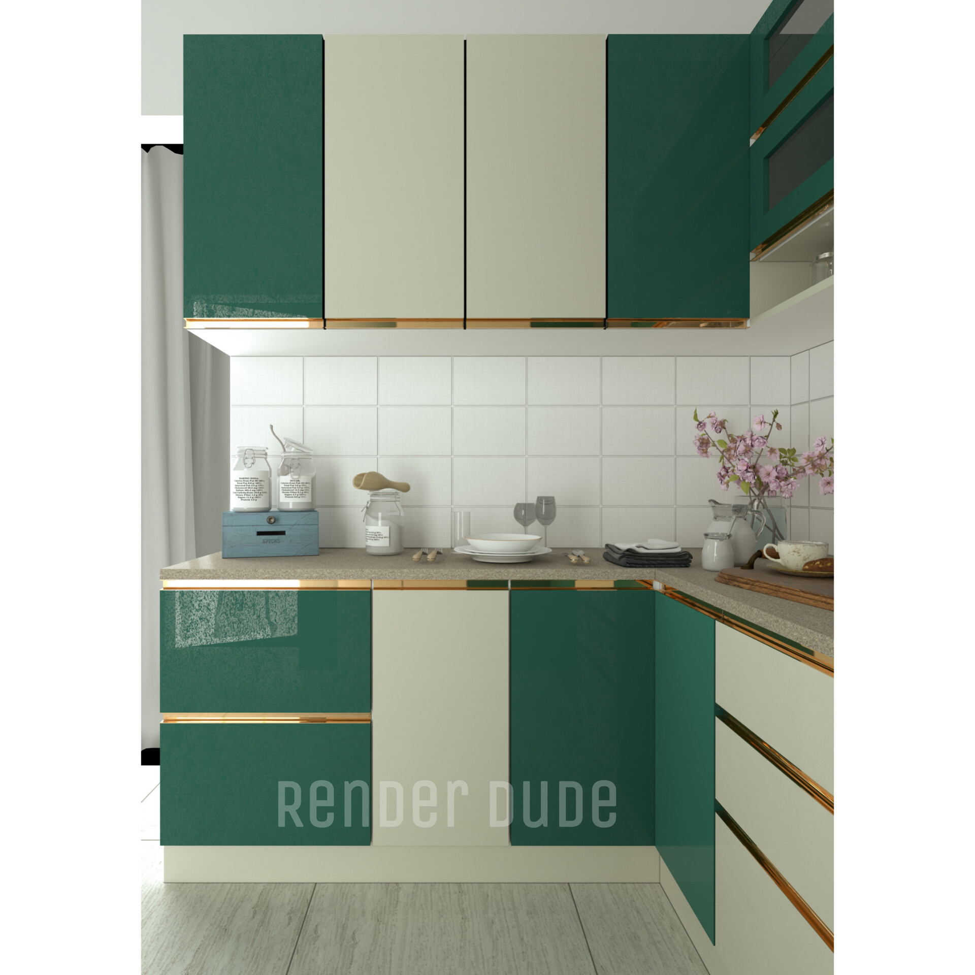 ArtStation - Proposed Kitchen Visualization