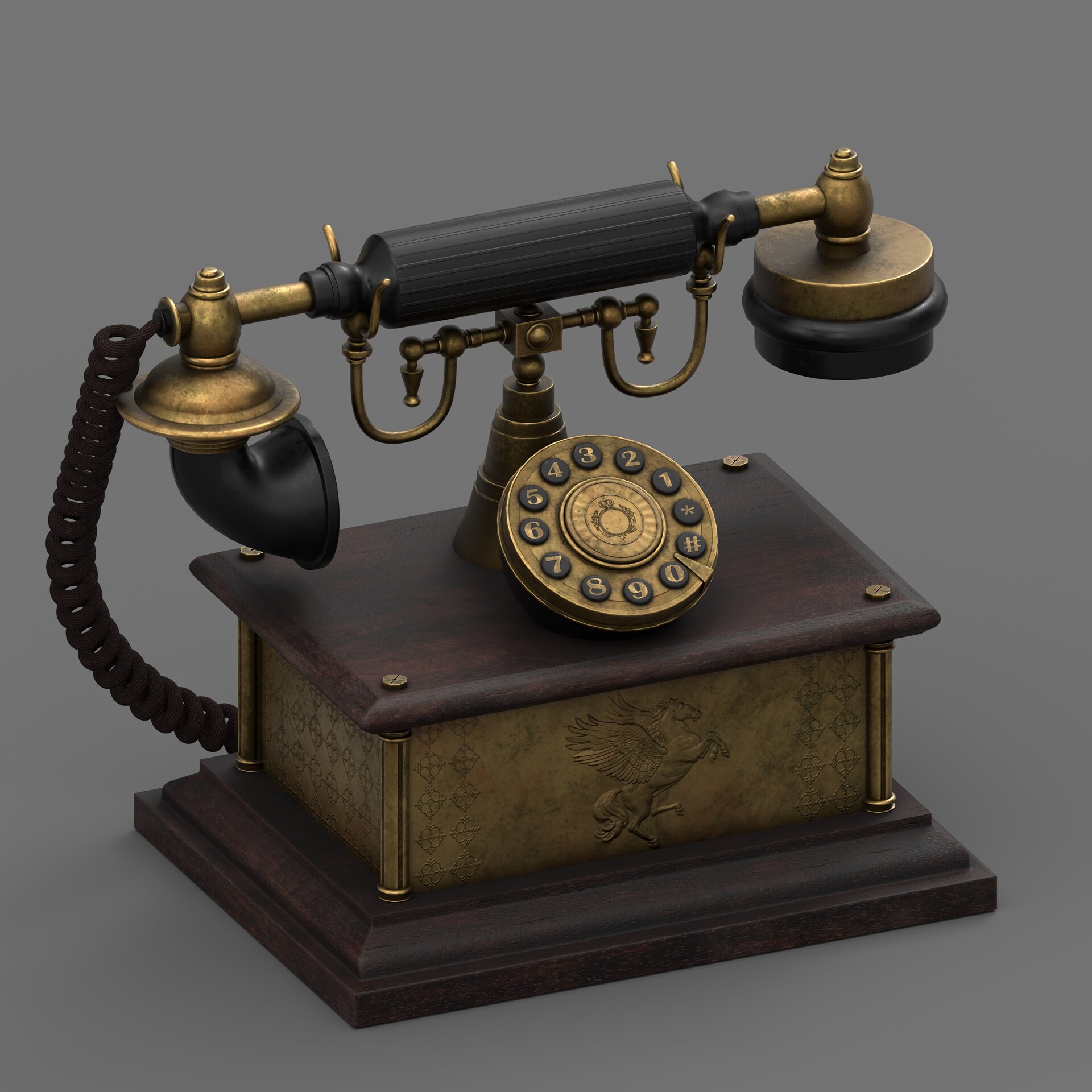 ArtStation - Antique telephone