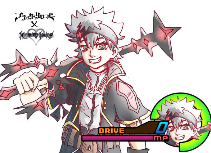 how to draw kingdom hearts style characters