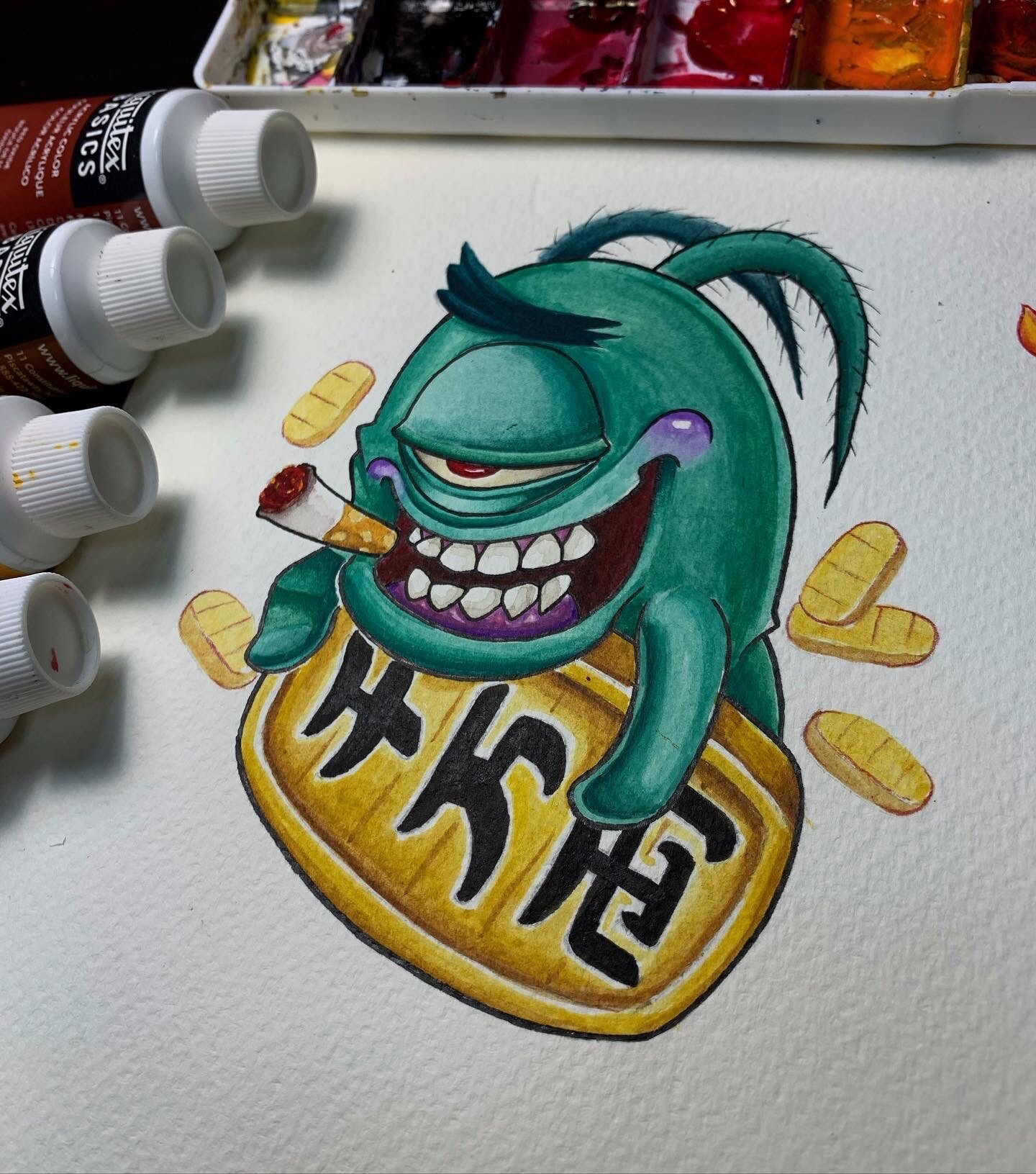 ArtStation - SpongeBob plankton