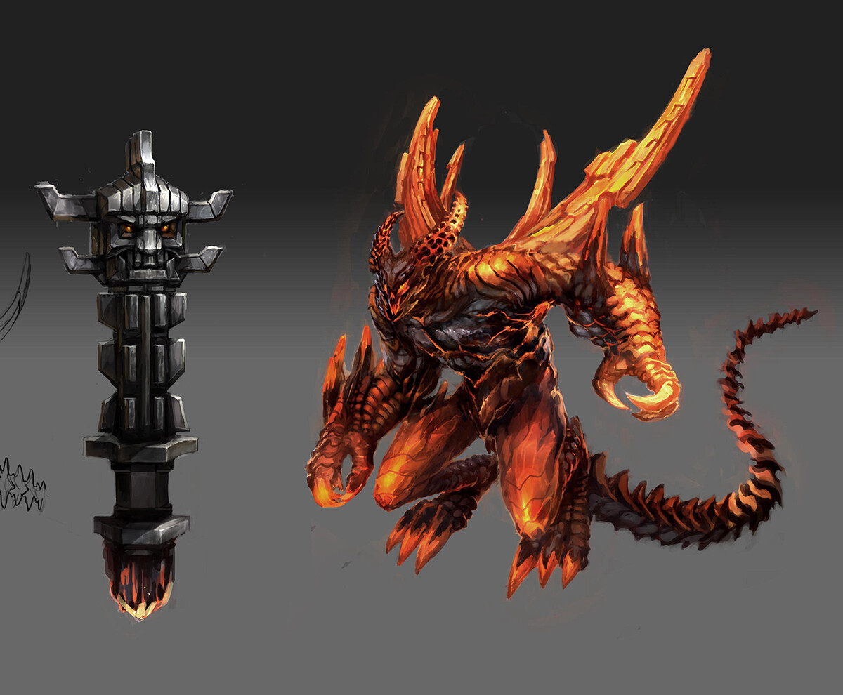 ArtStation - rock monster 2014 Project