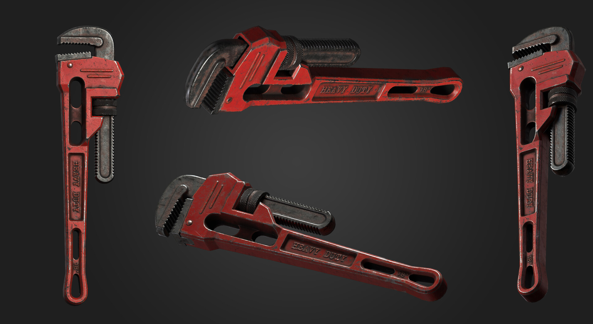 ArtStation - Pipe Wrench