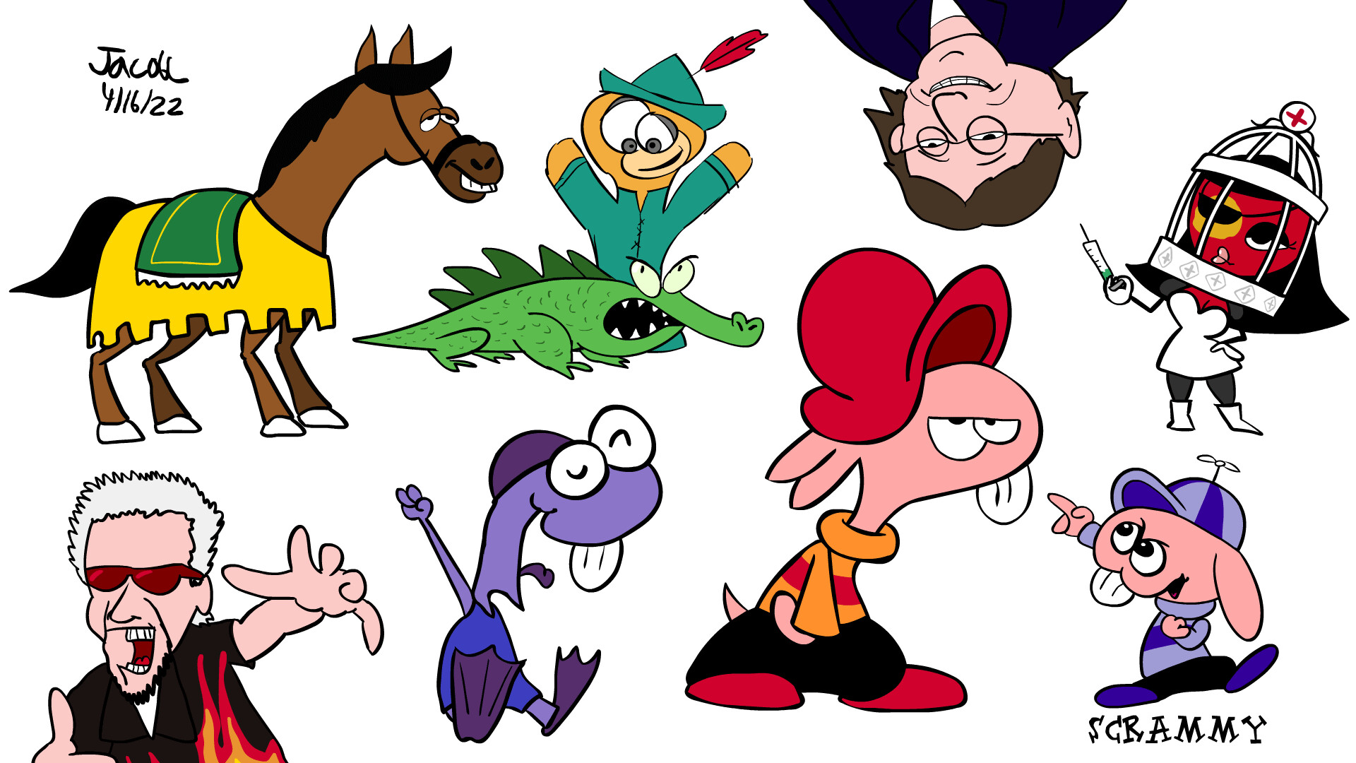 Jacob Lenard - Doodle Dumps: January-April 2022