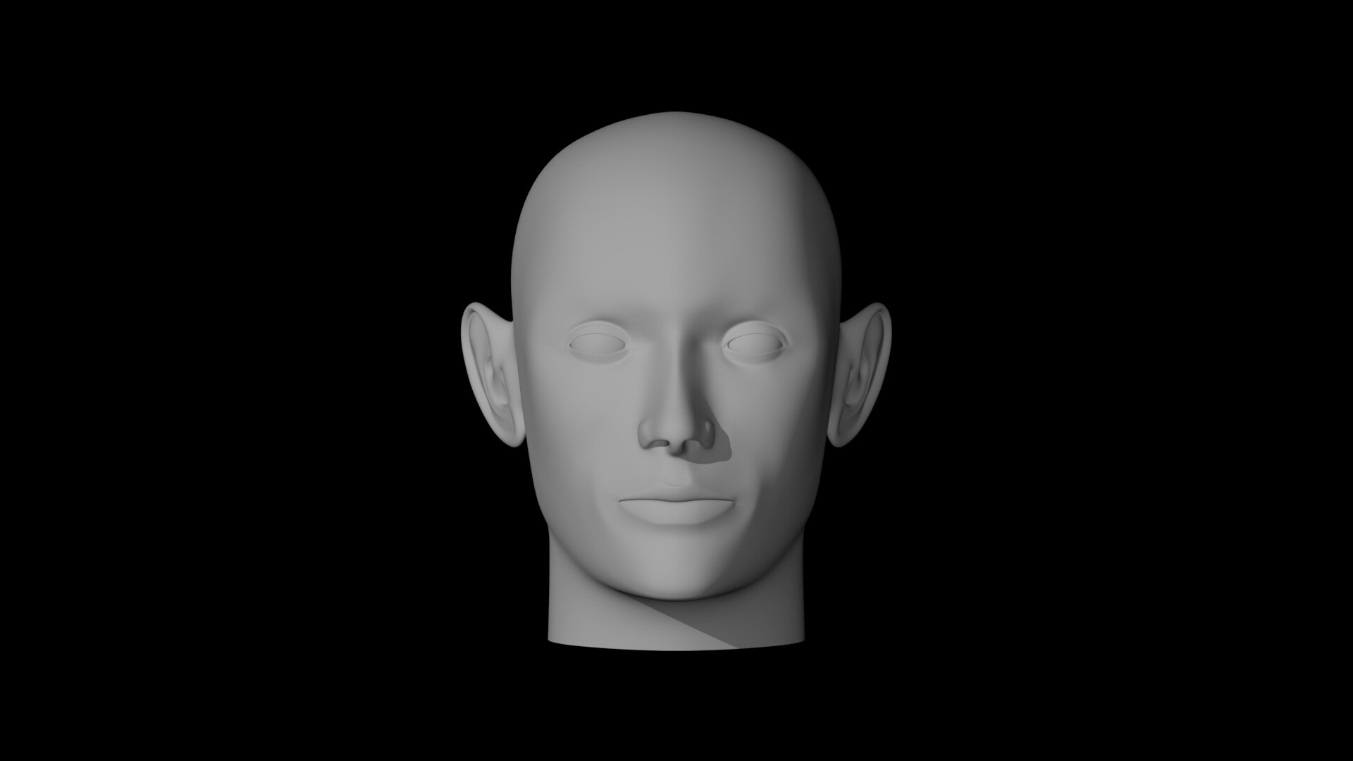 ArtStation - Human head 3d model