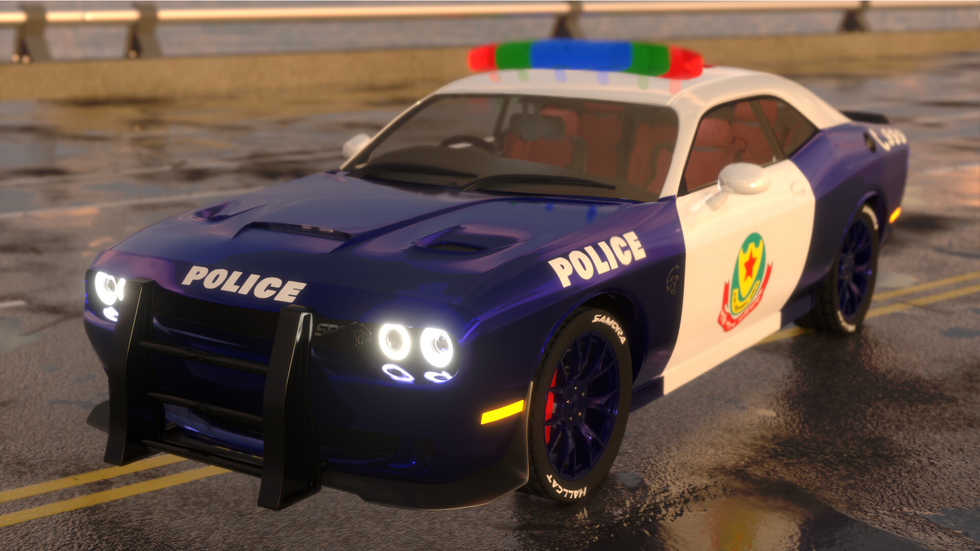 Sabbir Ahammed Shakil - Bangladesh Police Car 3D Model