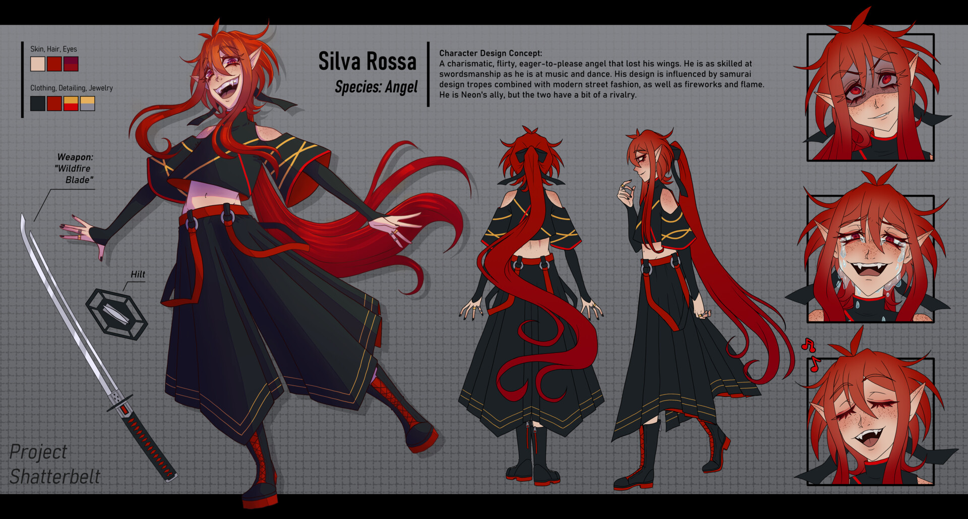 Chy Wright - Character Sheet: "Silva"