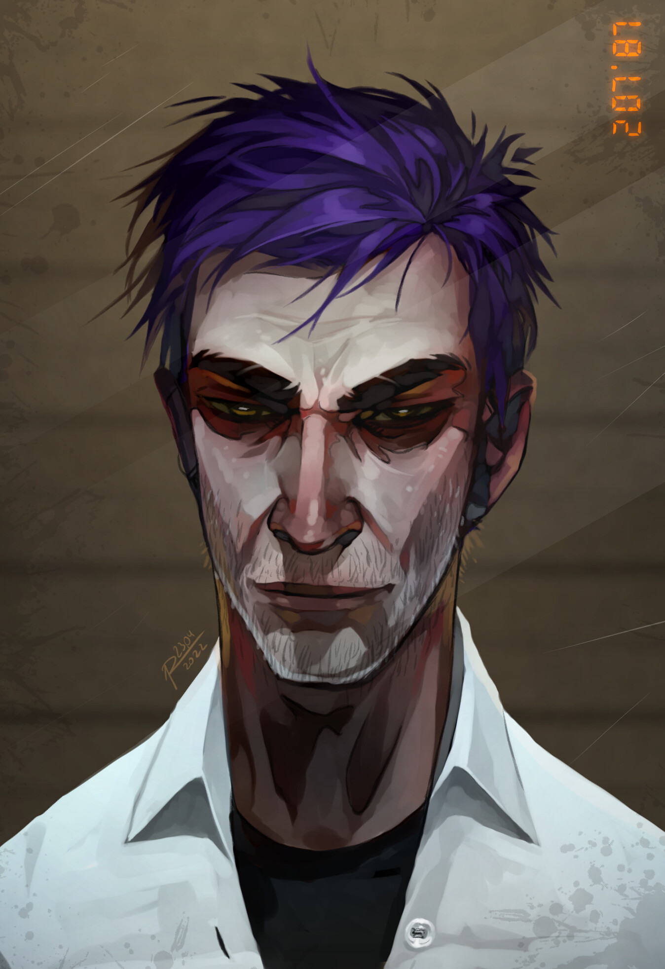 ArtStation - Character Portrait: W. Afton (Five Night's at Freddy's Fanart)