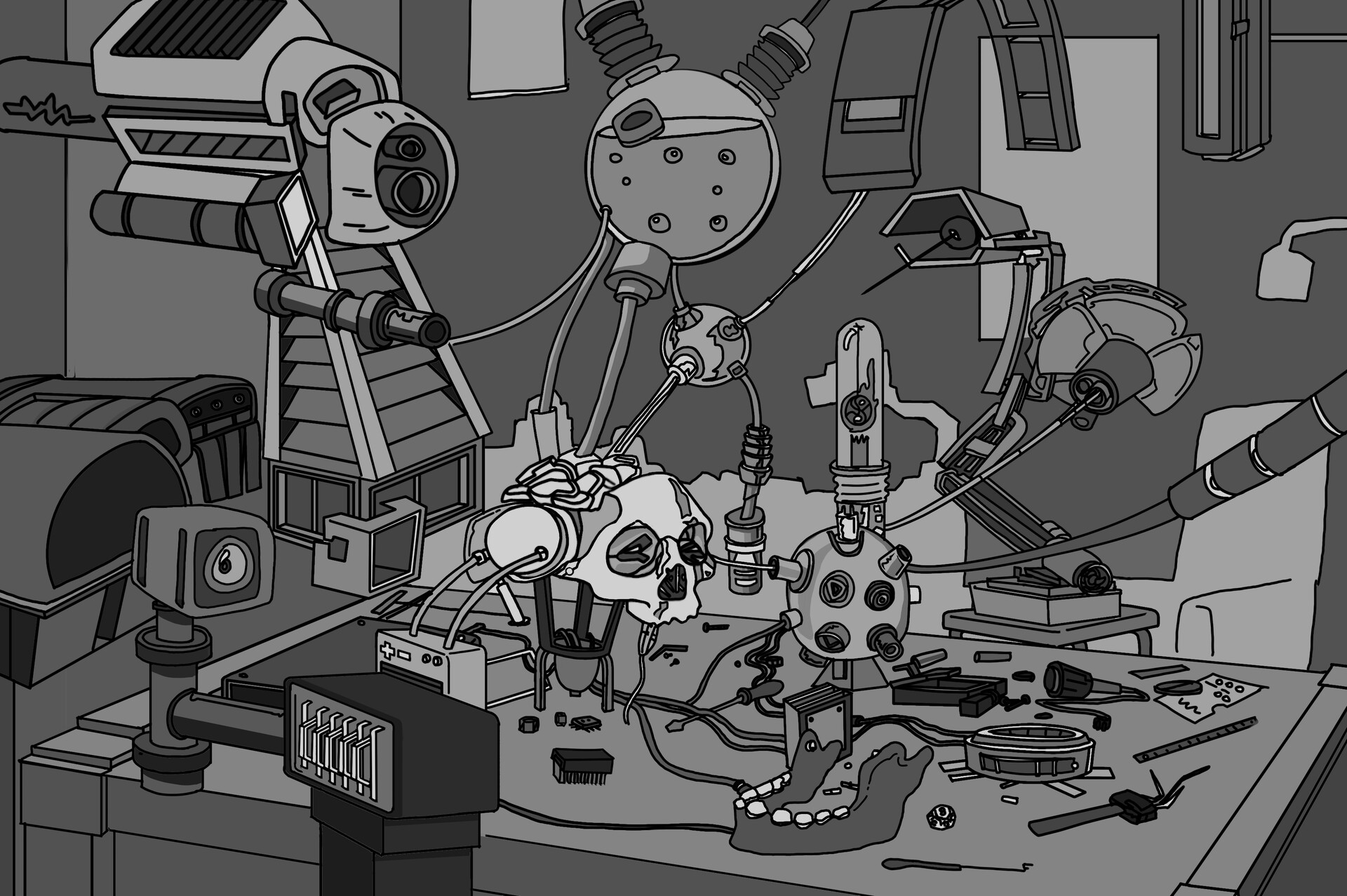 ArtStation - Mind robot conception