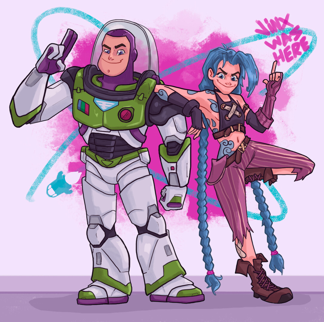 ArtStation - Buzz Lightyear and Jinx
