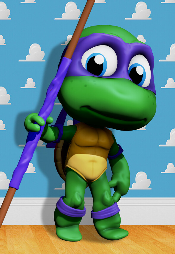 ArtStation - Ninja Turtle render