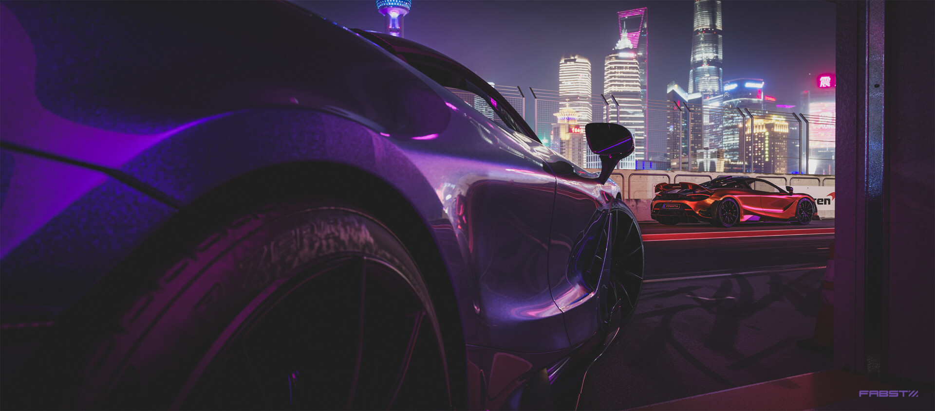 ArtStation - Purple night