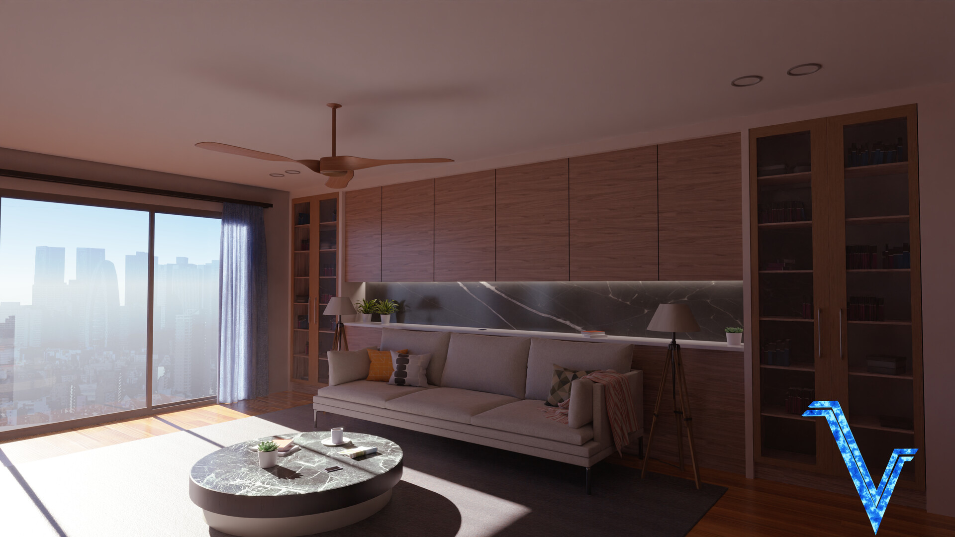 ArtStation - Studio Apartment commissioned for a Visual Novel