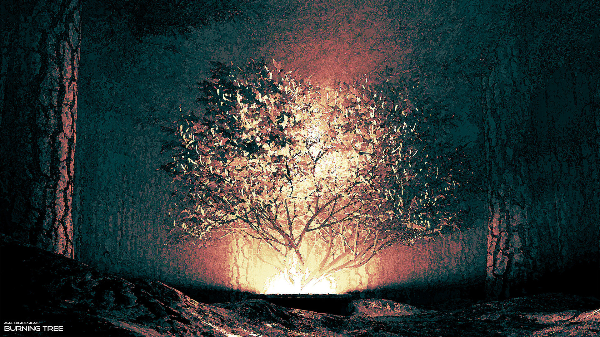ArtStation - BURNING TREE