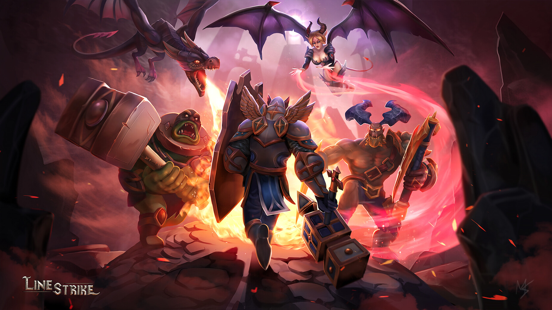 ArtStation - Loadscreen 1vs all - LineStrike