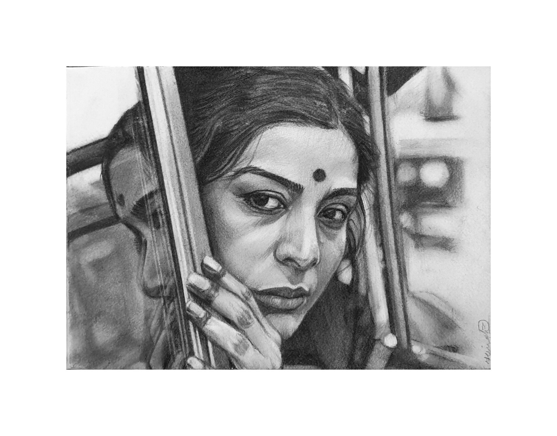 ArtStation - Portrait of Bolloywood actress Tabu ji.
