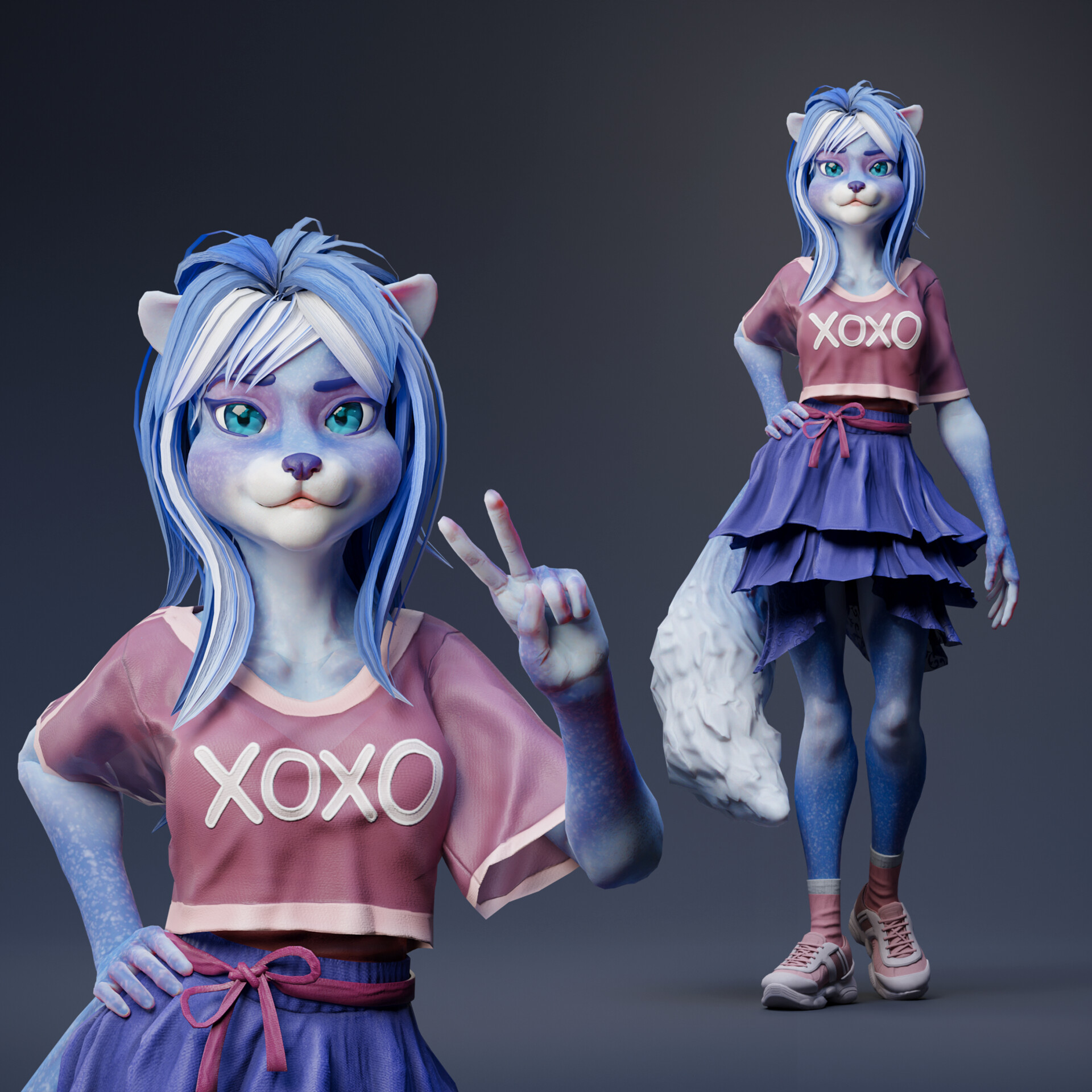 ArtStation - Wolf Girl