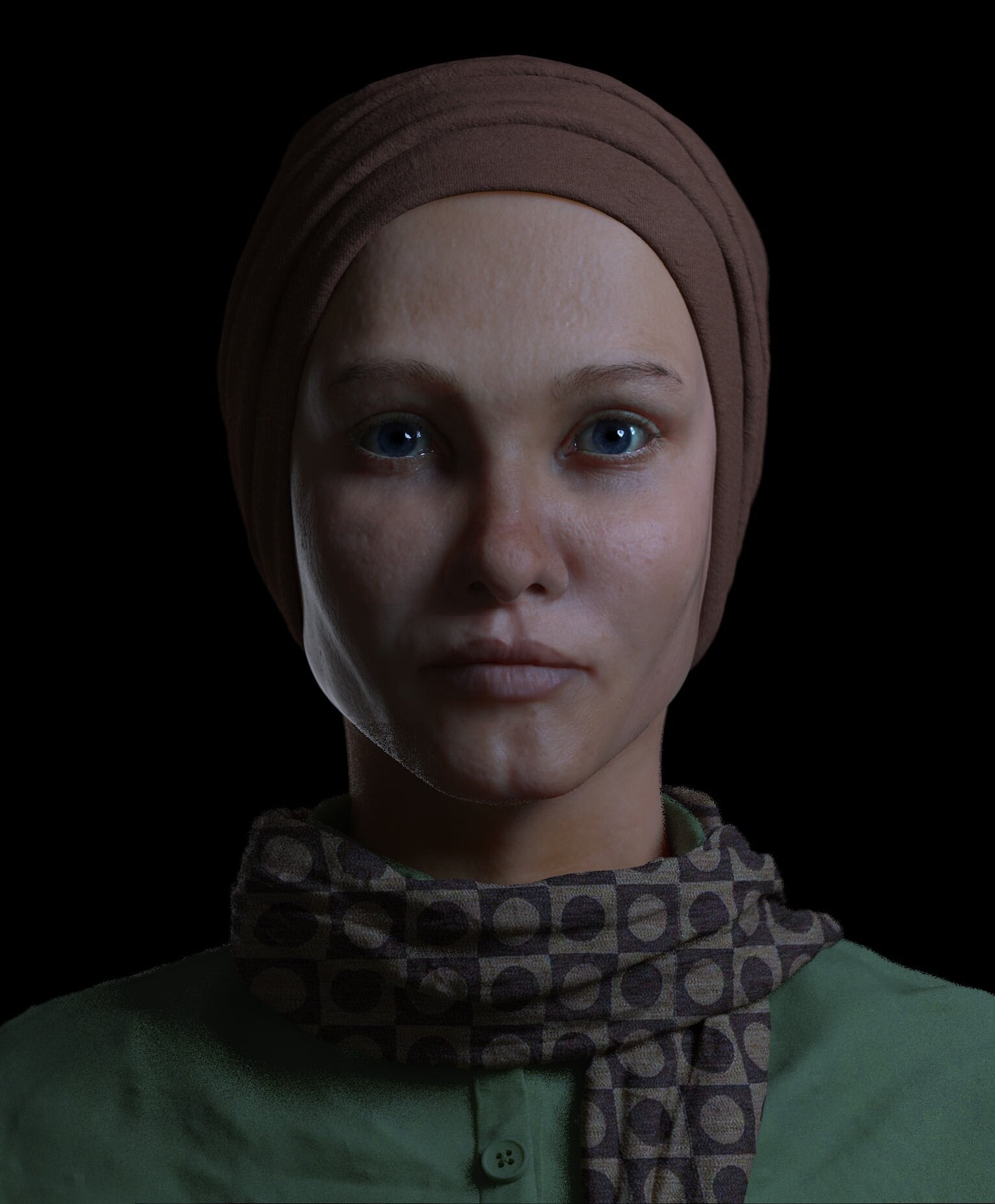 ArtStation - WIP shot of my 3d character Manuela!