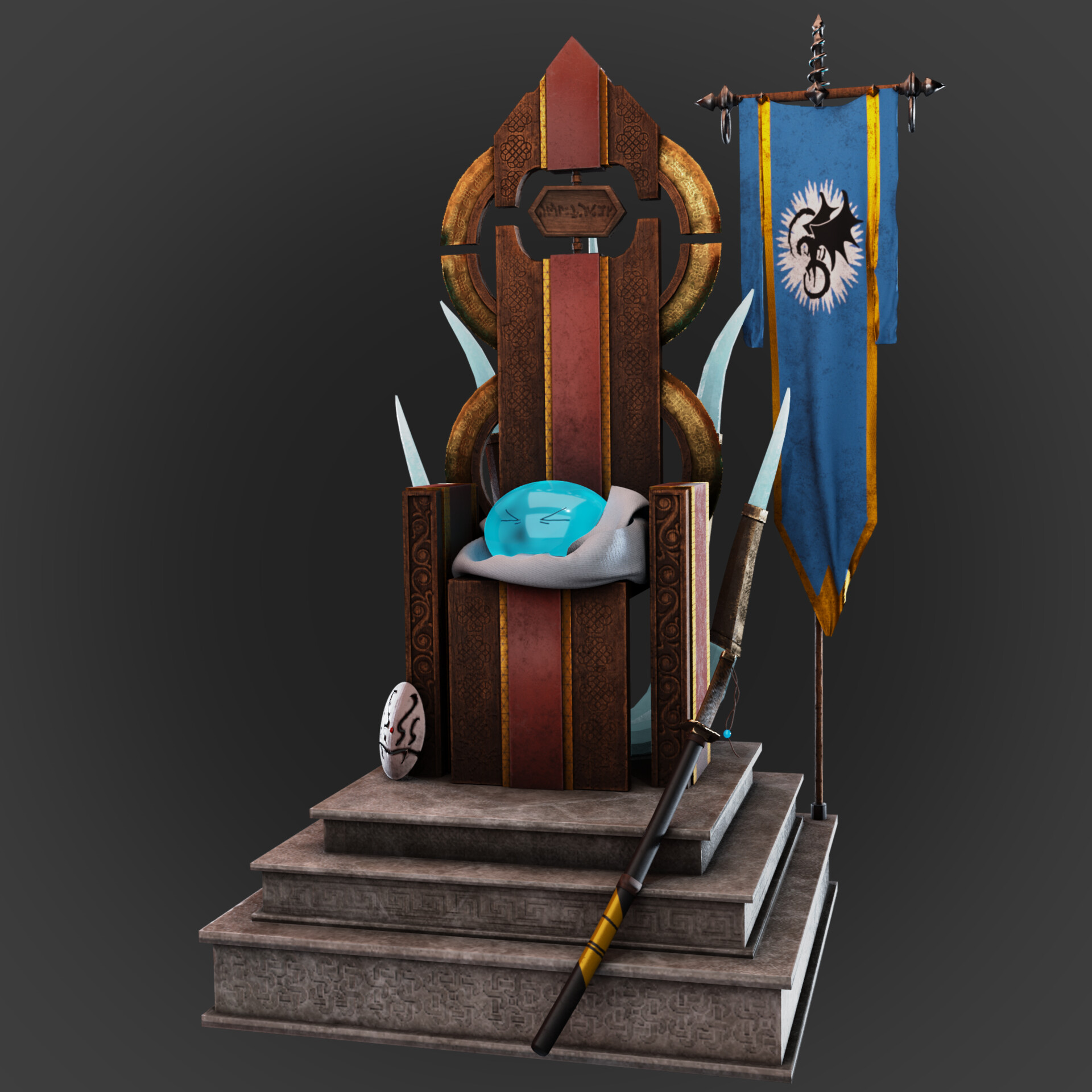 ArtStation - Throne Of Rimuru