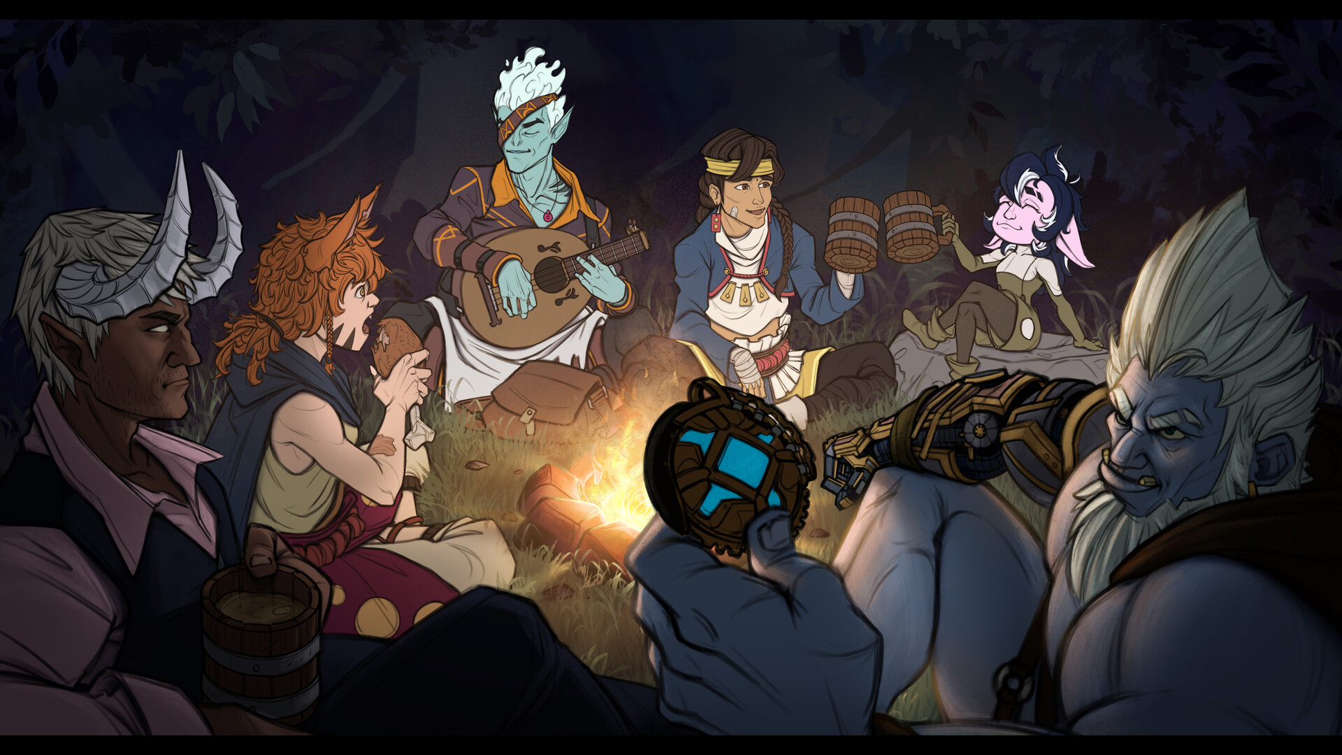 ArtStation - Mirra - Table Top RPG's Monk