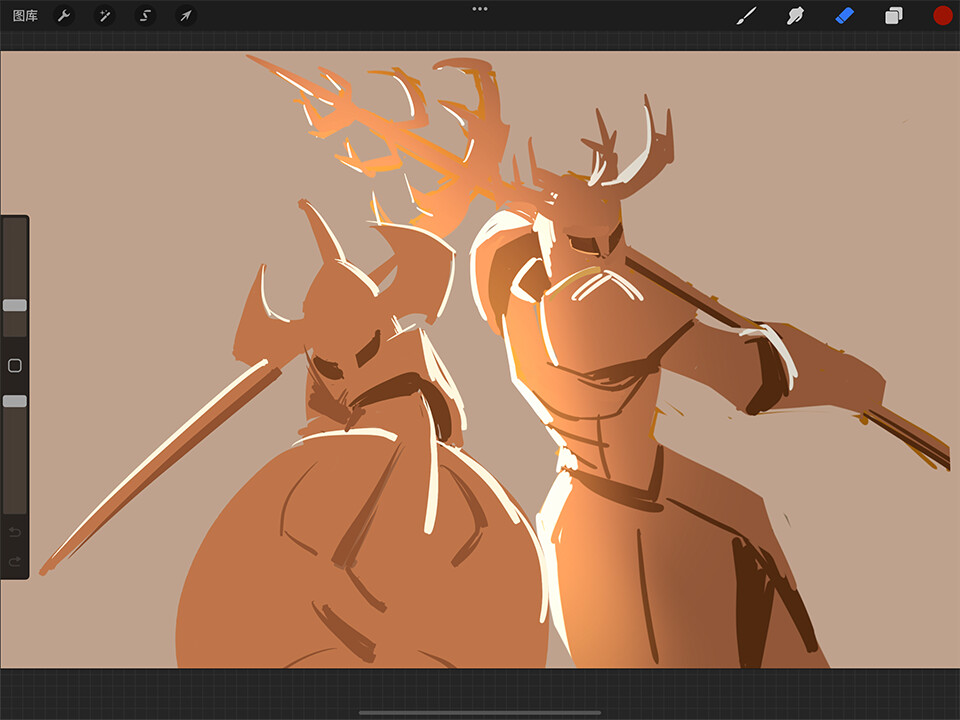 wenbo cui - Crucible Knights—Elden Ring Fanart