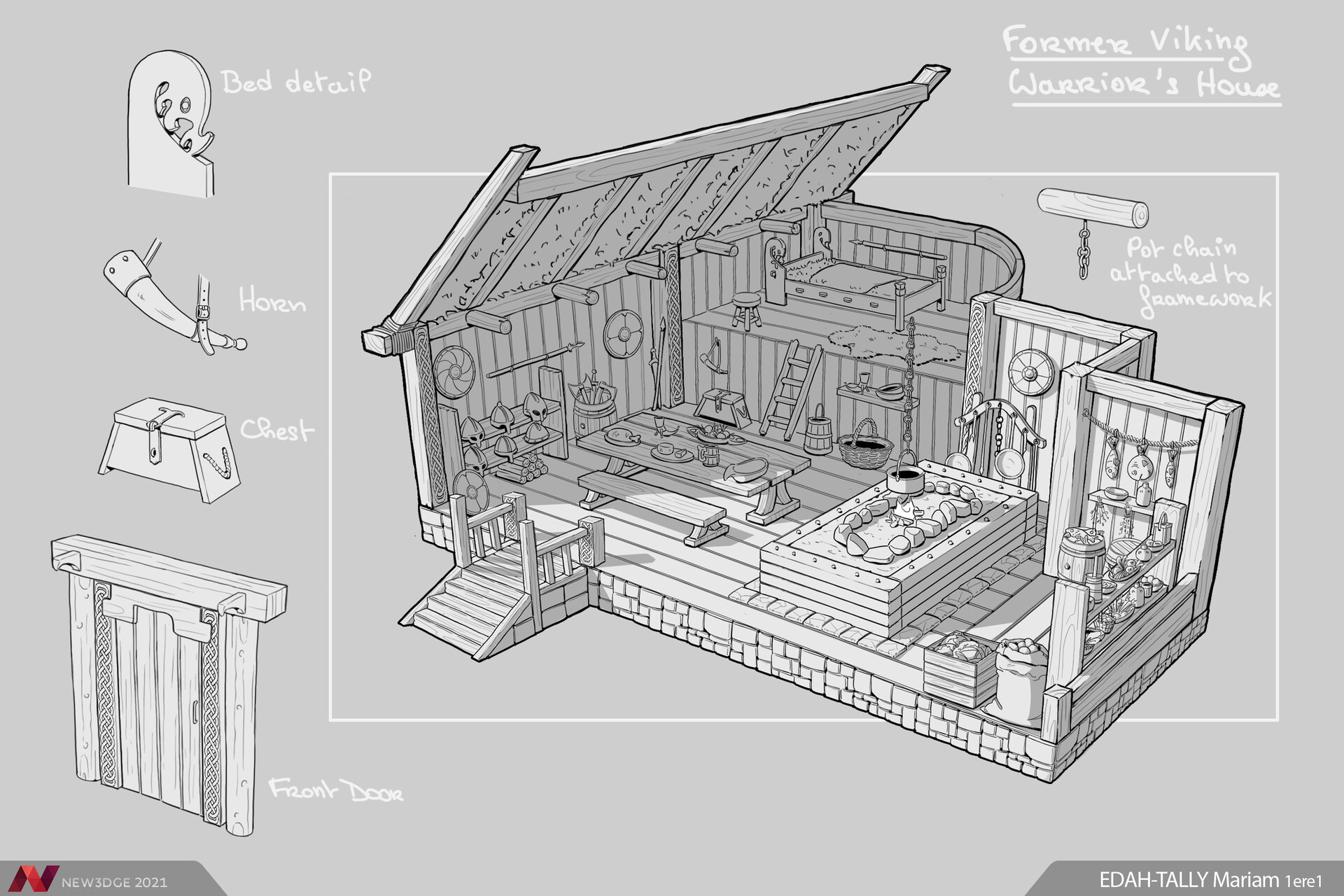 ArtStation Viking House artstation-viking-house