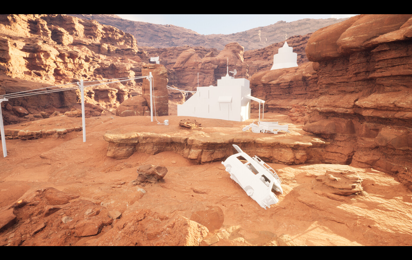 ArtStation - remote desert house