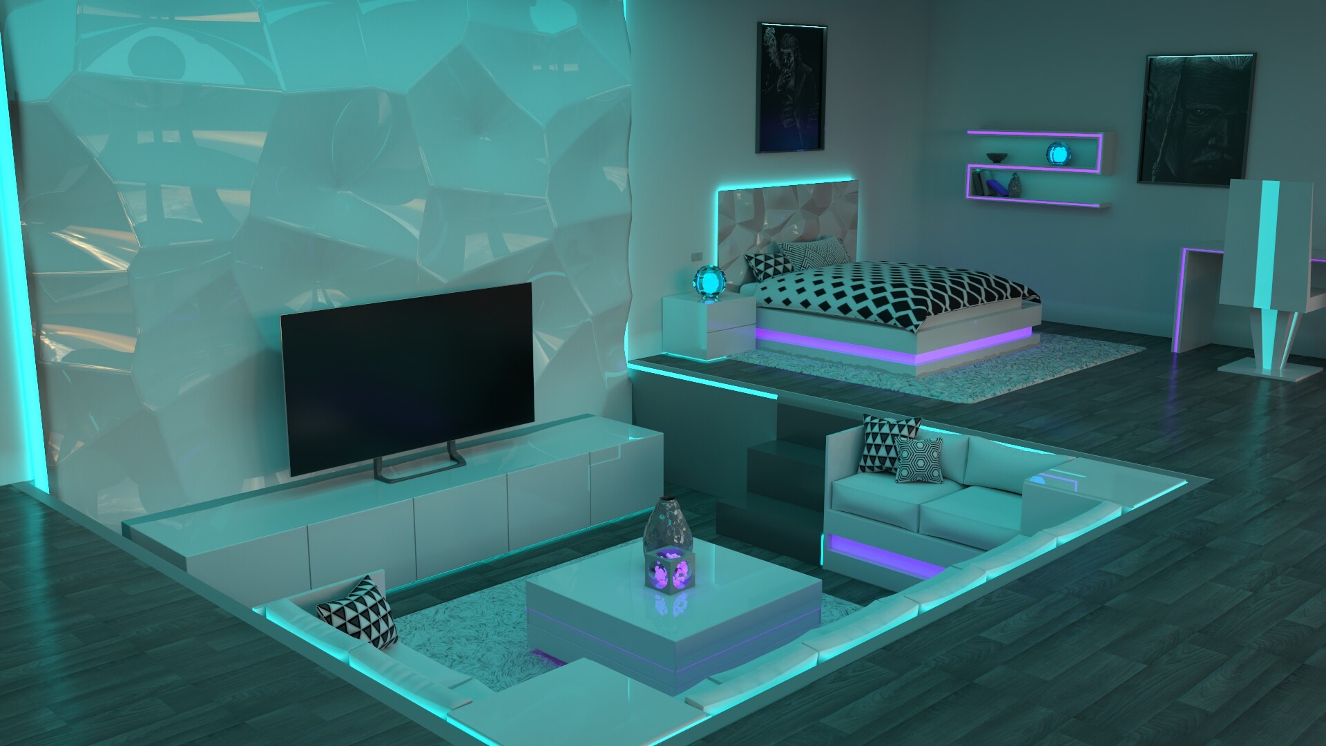 ArtStation - 3D Interior Modeling