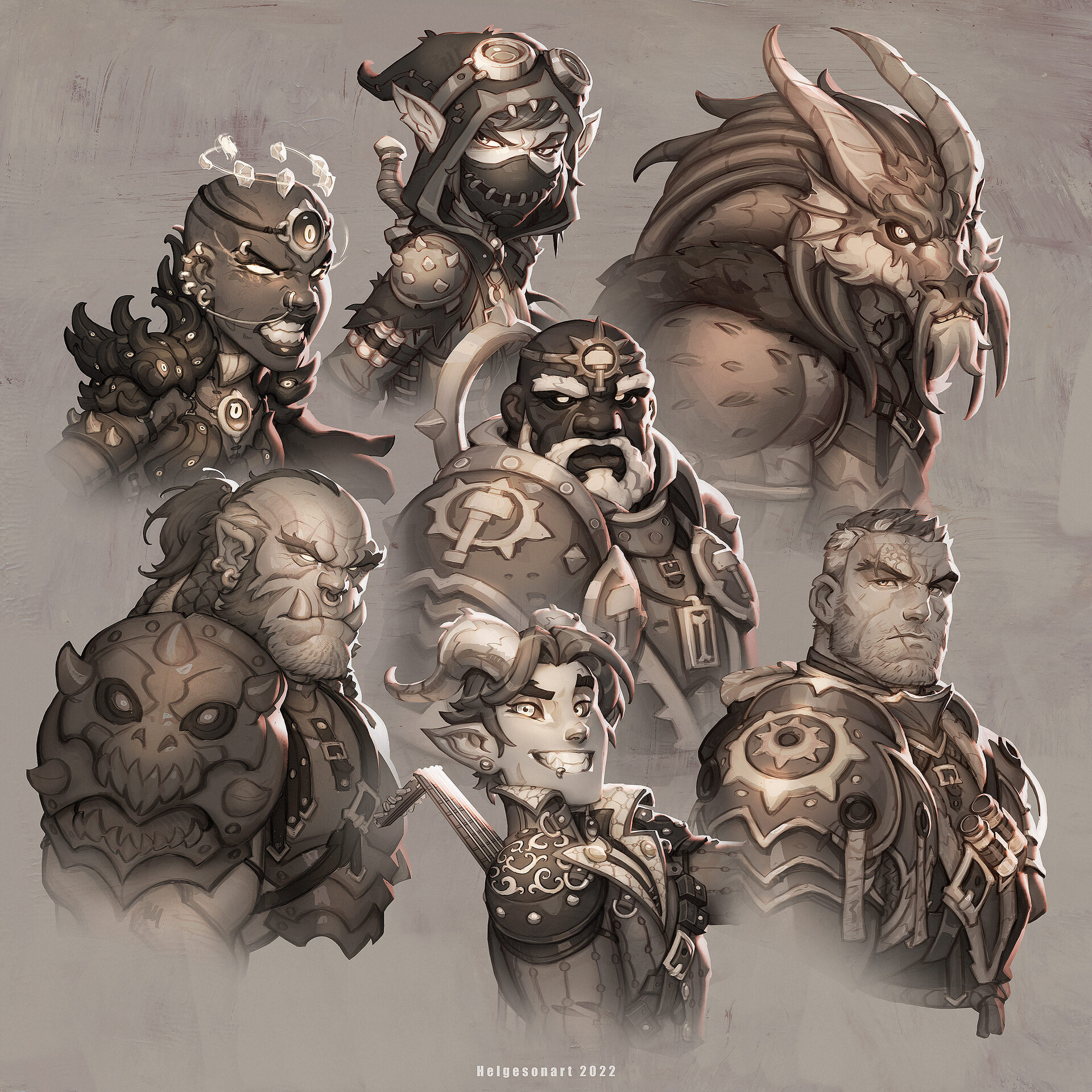 ArtStation - Fantasy RPG Characters