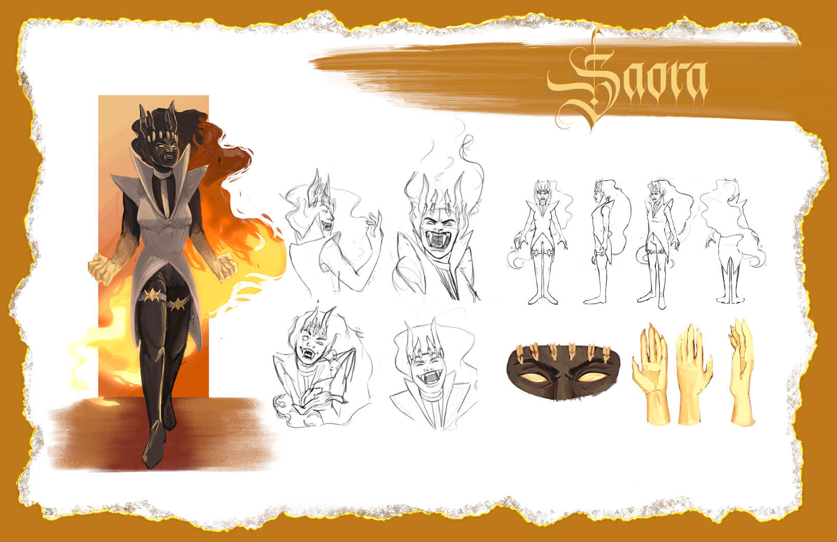 ArtStation - Saora - Character Sheet