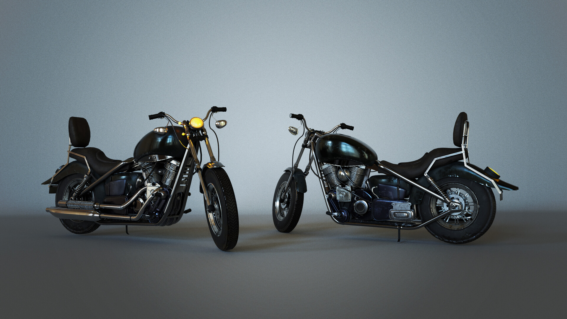 ArtStation - Cruiser motorcycle