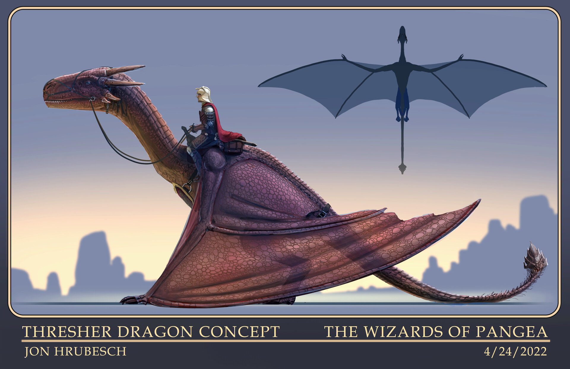 ArtStation - Thresher dragon Concept