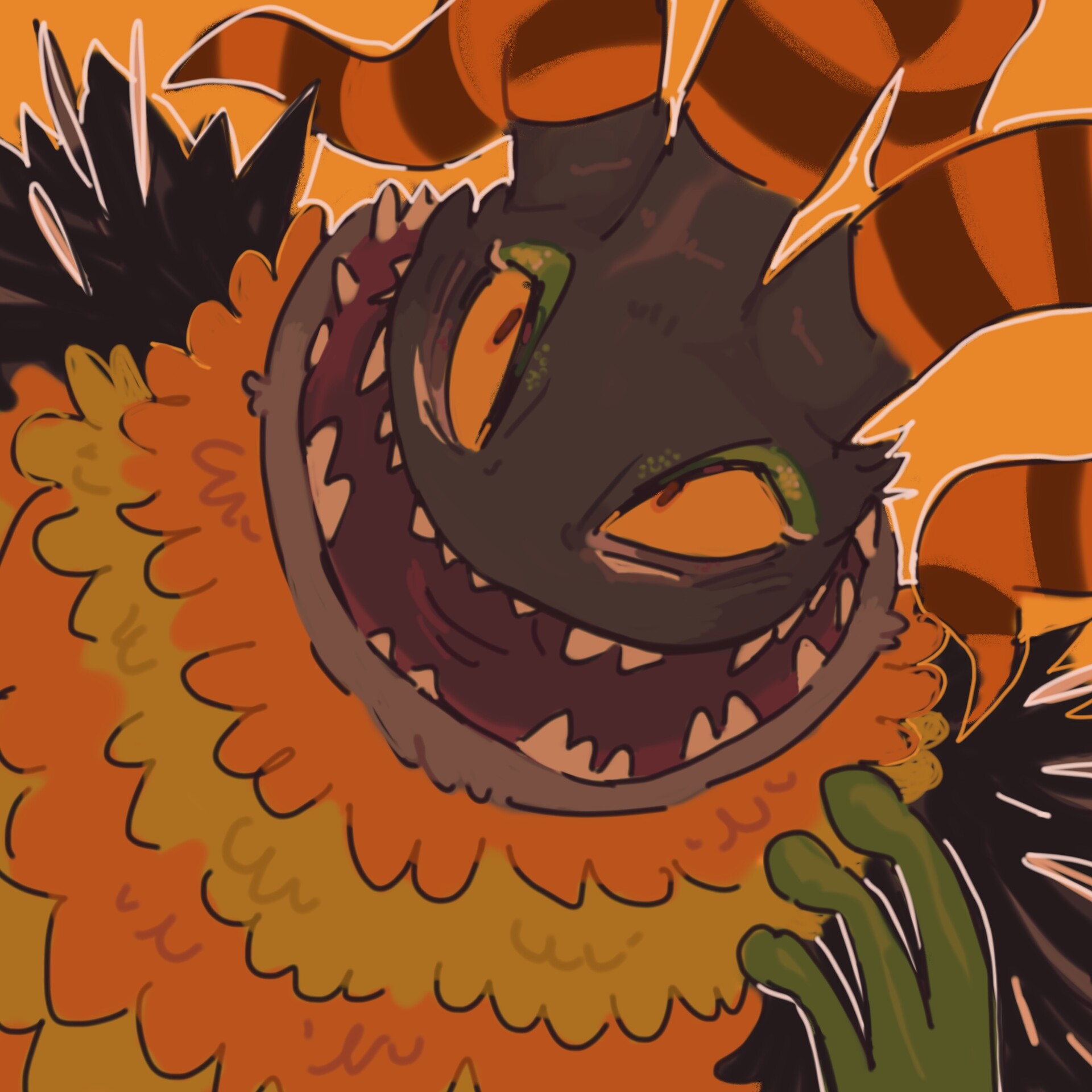 ArtStation - Harlequin demon fanart