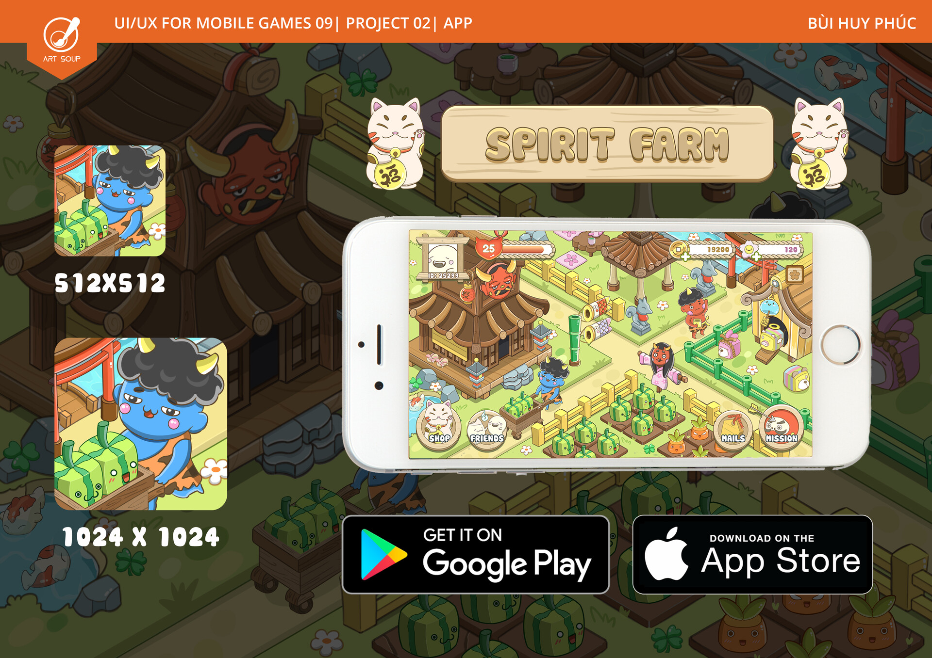 ArtStation - SPIRIT FARM GAME (UI GAMES DESIGN)