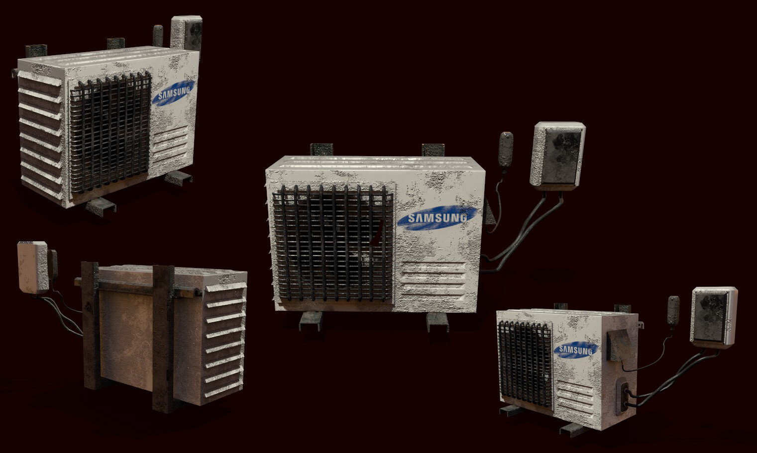 ArtStation - Old Air Conditioner