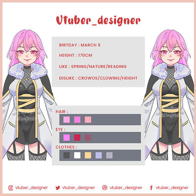 Vtuber designer