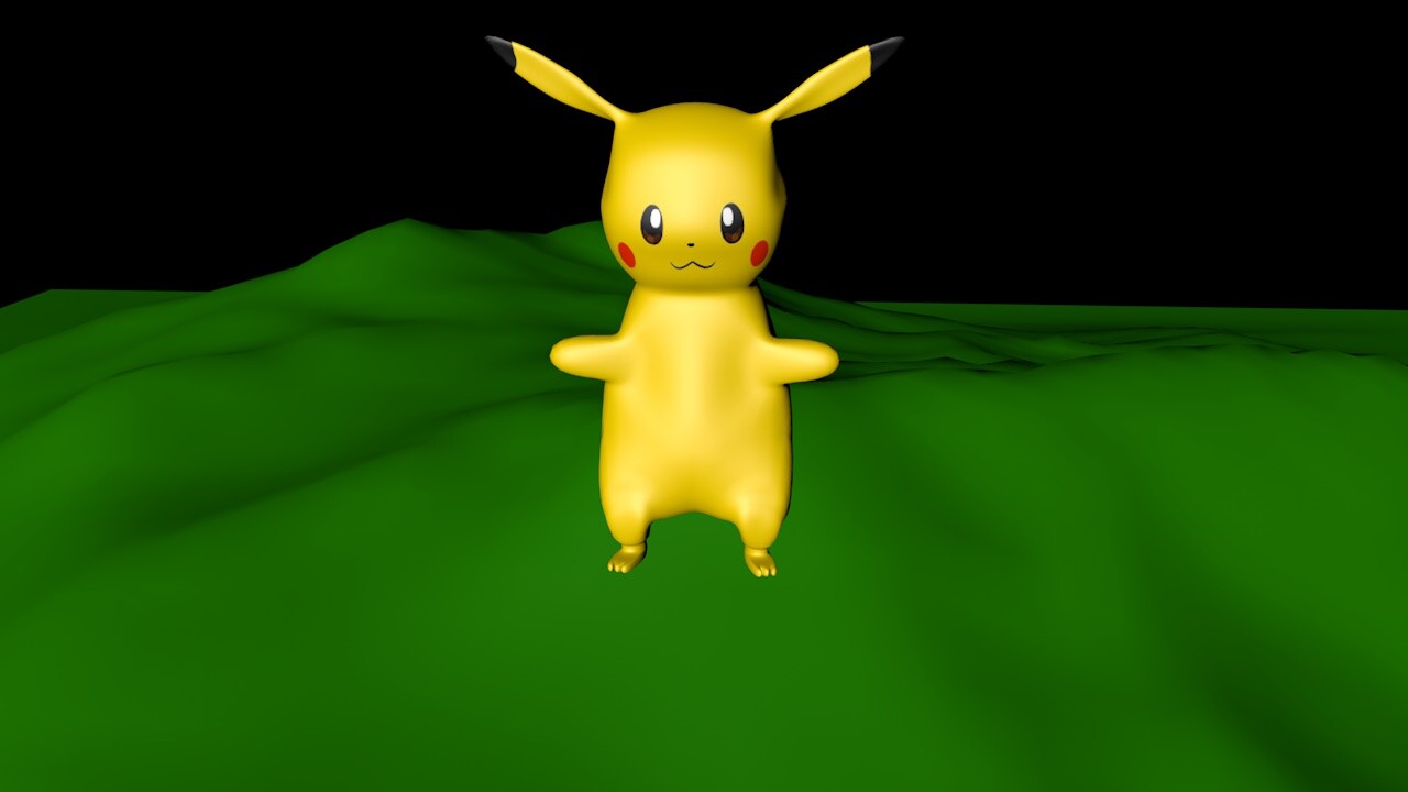 ArtStation - Pikachu inCinema 4D