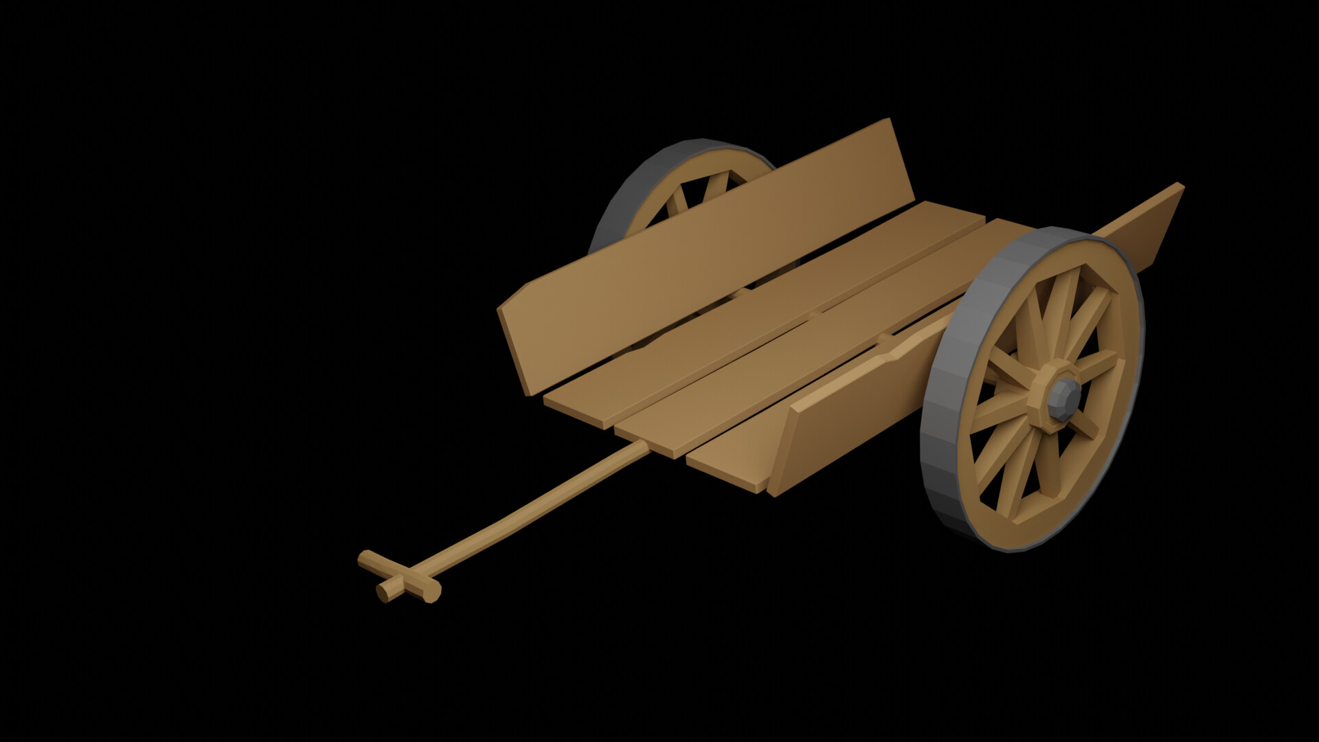 ArtStation - Wooden cart