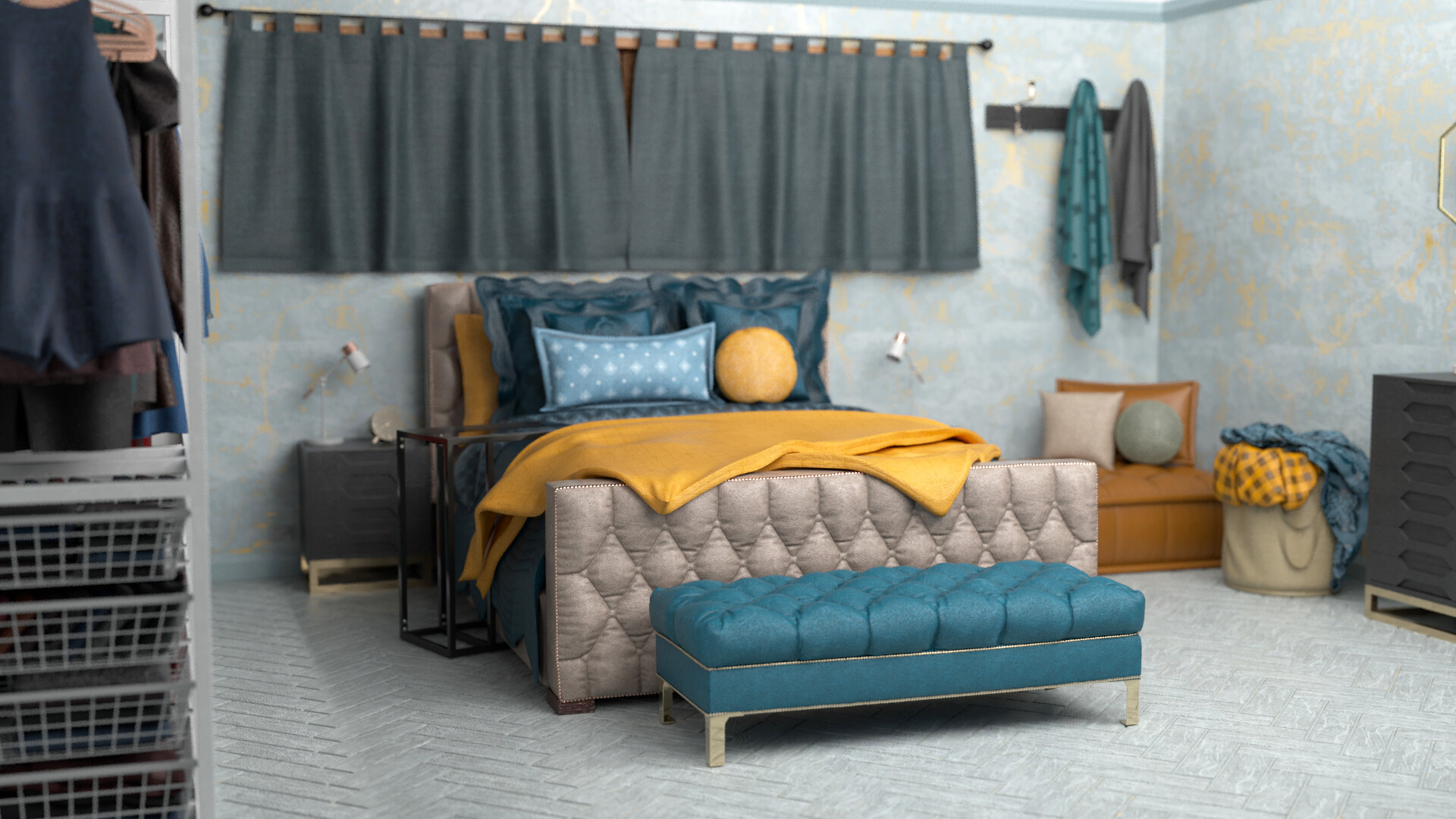 Chrysa Kipourou - Bedroom Project