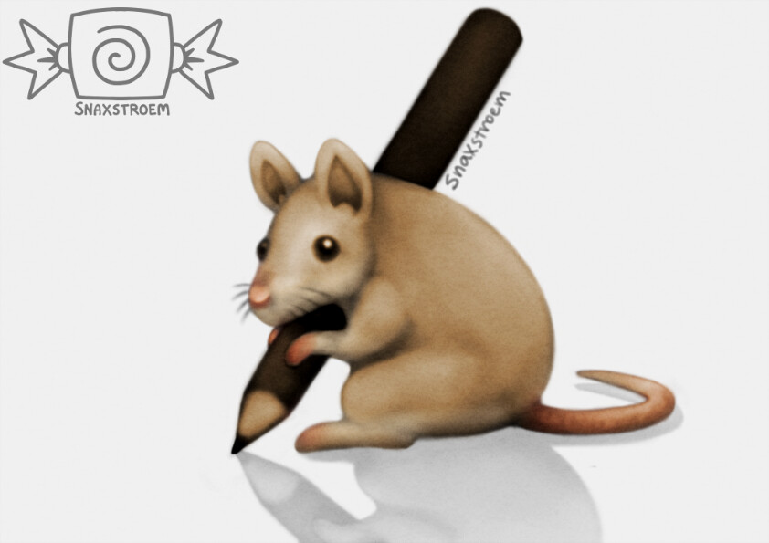 ArtStation - Mouse with a pen